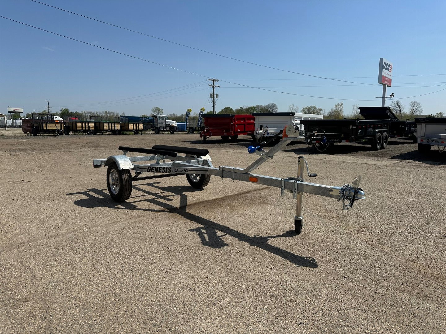 New 2025 GENESIS TRAILERS Galvanized Personal Watercraft Boat Trailer ...