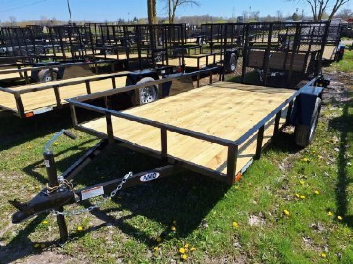 New 2024 AMO 6X12 Landscape Trailer