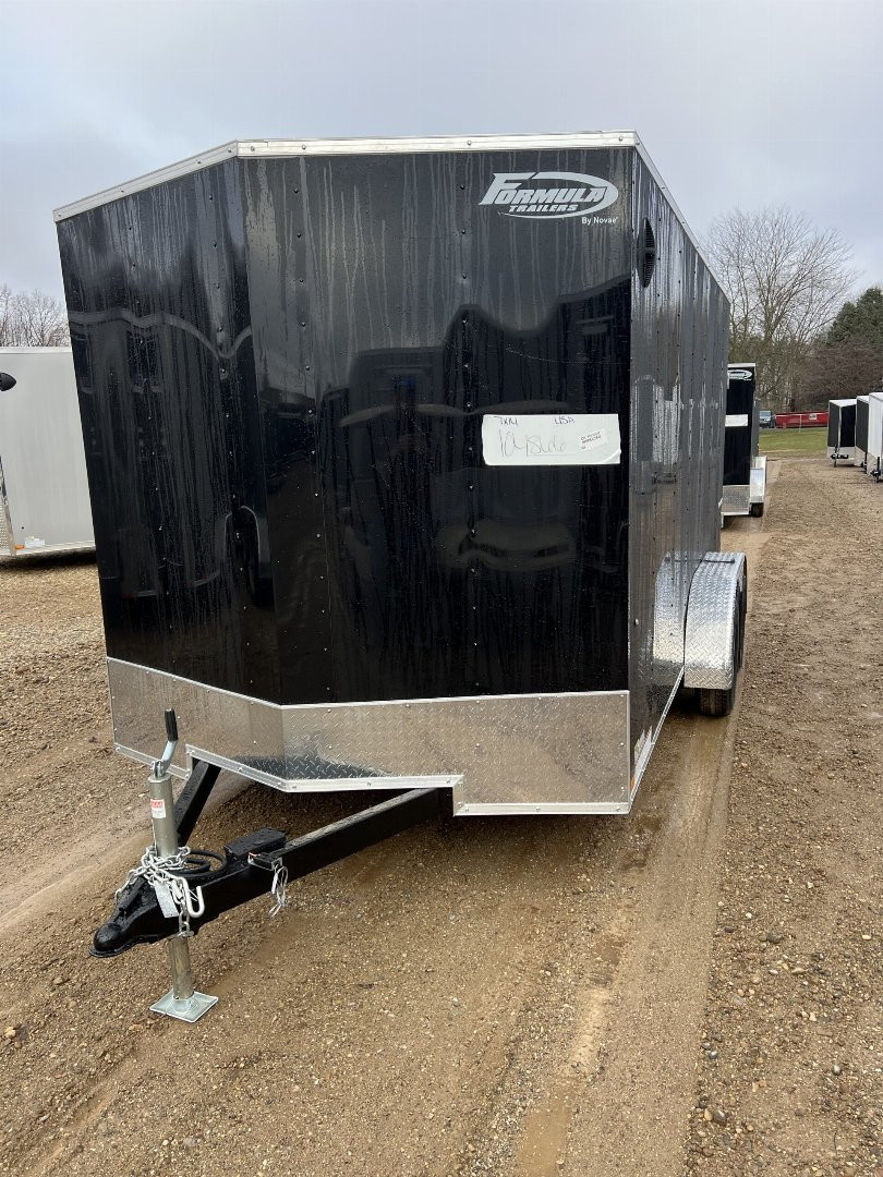 New 2024 FORMULA TRAILERS 7x16 Semi Screwless Cargo / Enclosed Trailer