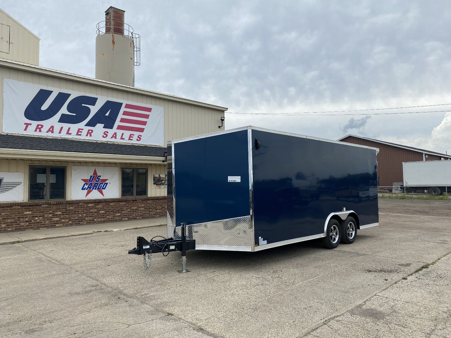 New 2025 US CARGO Ranger 8.5x18 V-Nose Ramp Door Car Hauler Trailer for ...