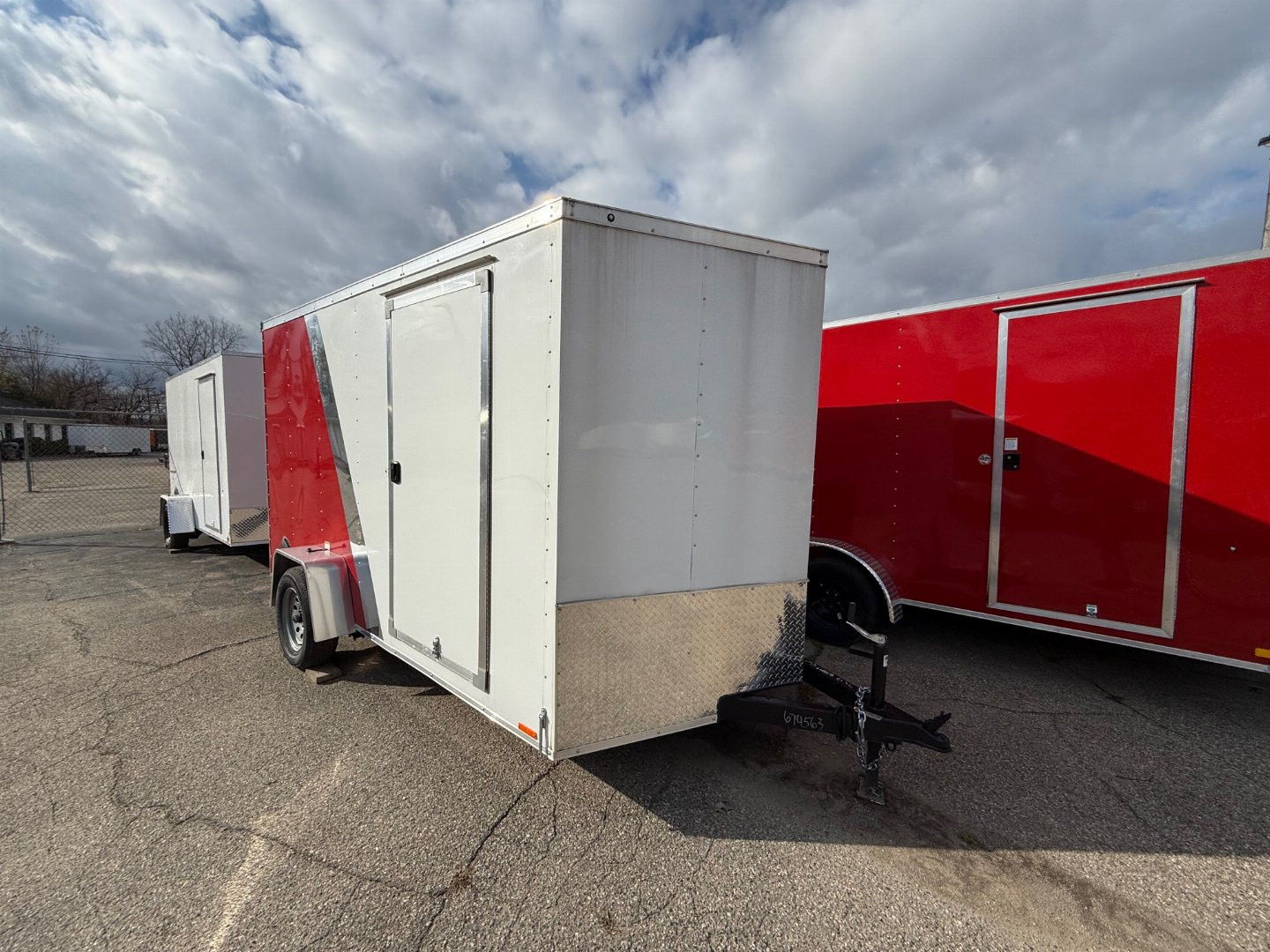 New 2023 7 X 12 MTI Enclosed Trailer with Ramp
