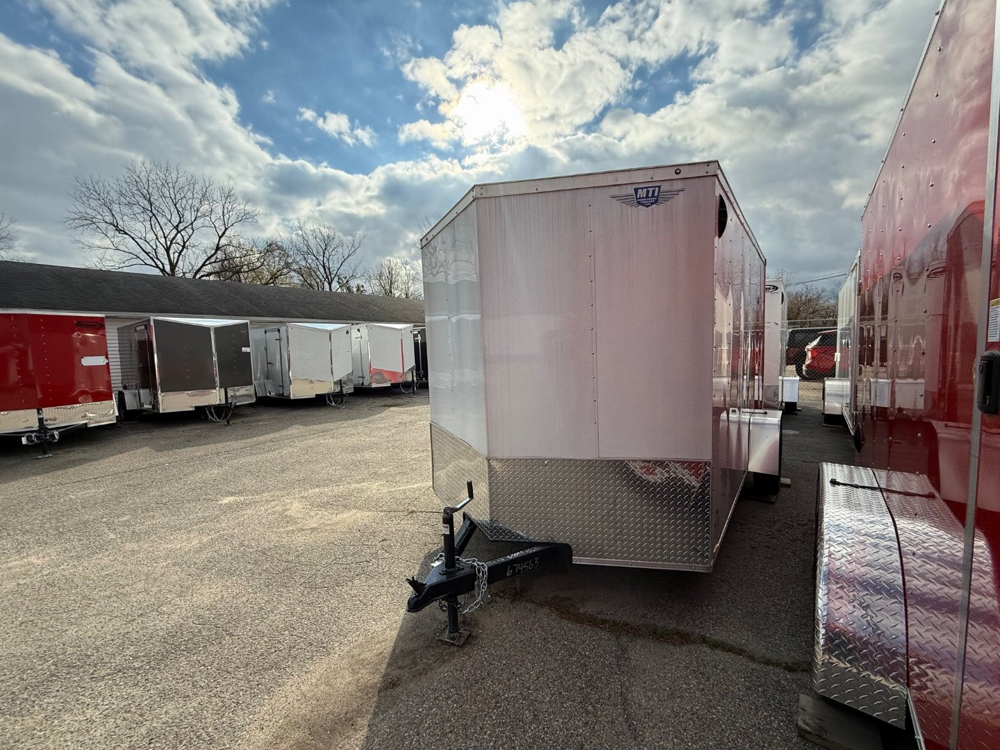 New 2023 7 X 12 MTI Enclosed Trailer with Ramp