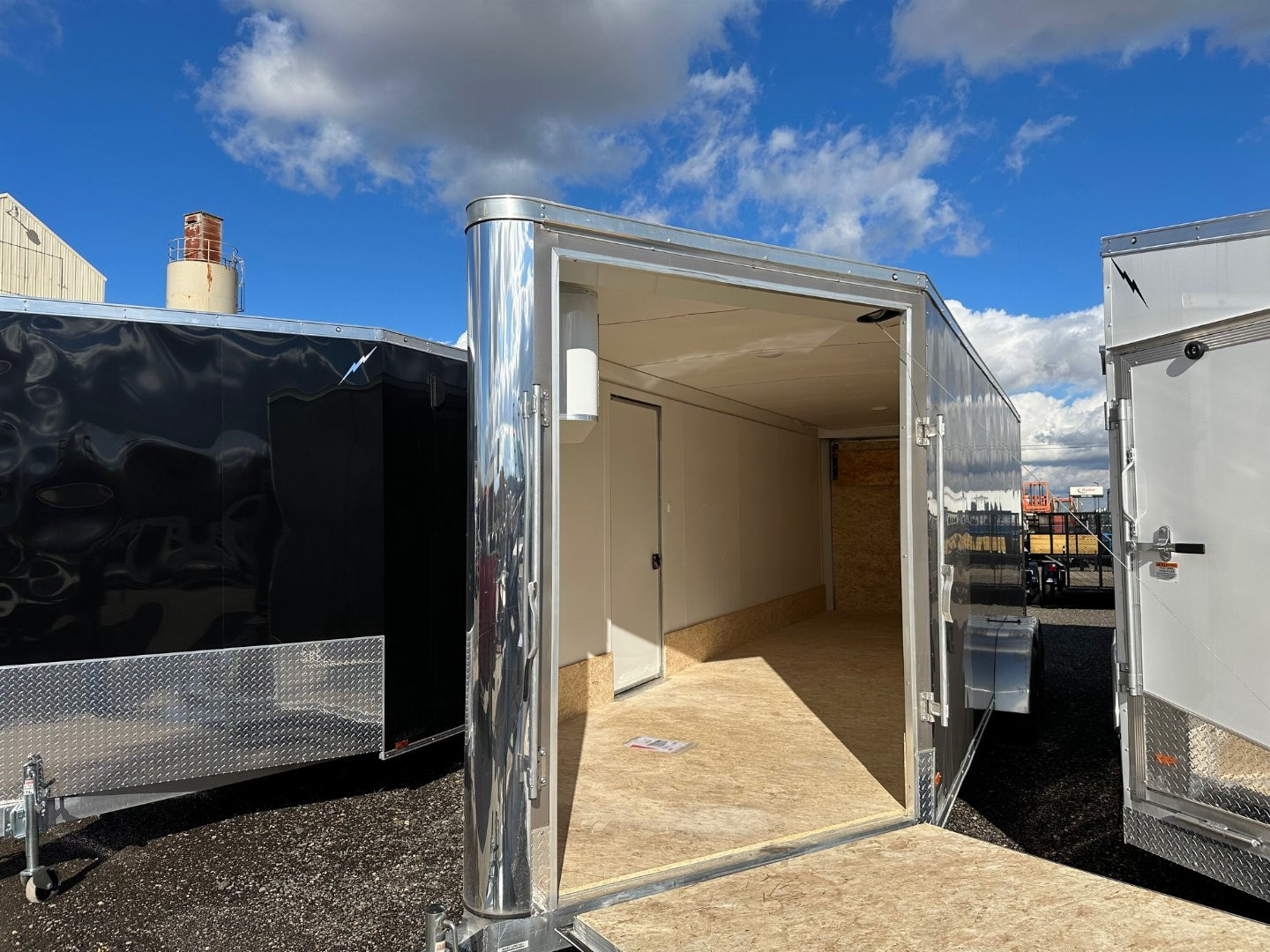 New 2023 RC TRAILERS AMTEL 7x27TA2 SNOWFT Snowmobile Trailer "Aged ...