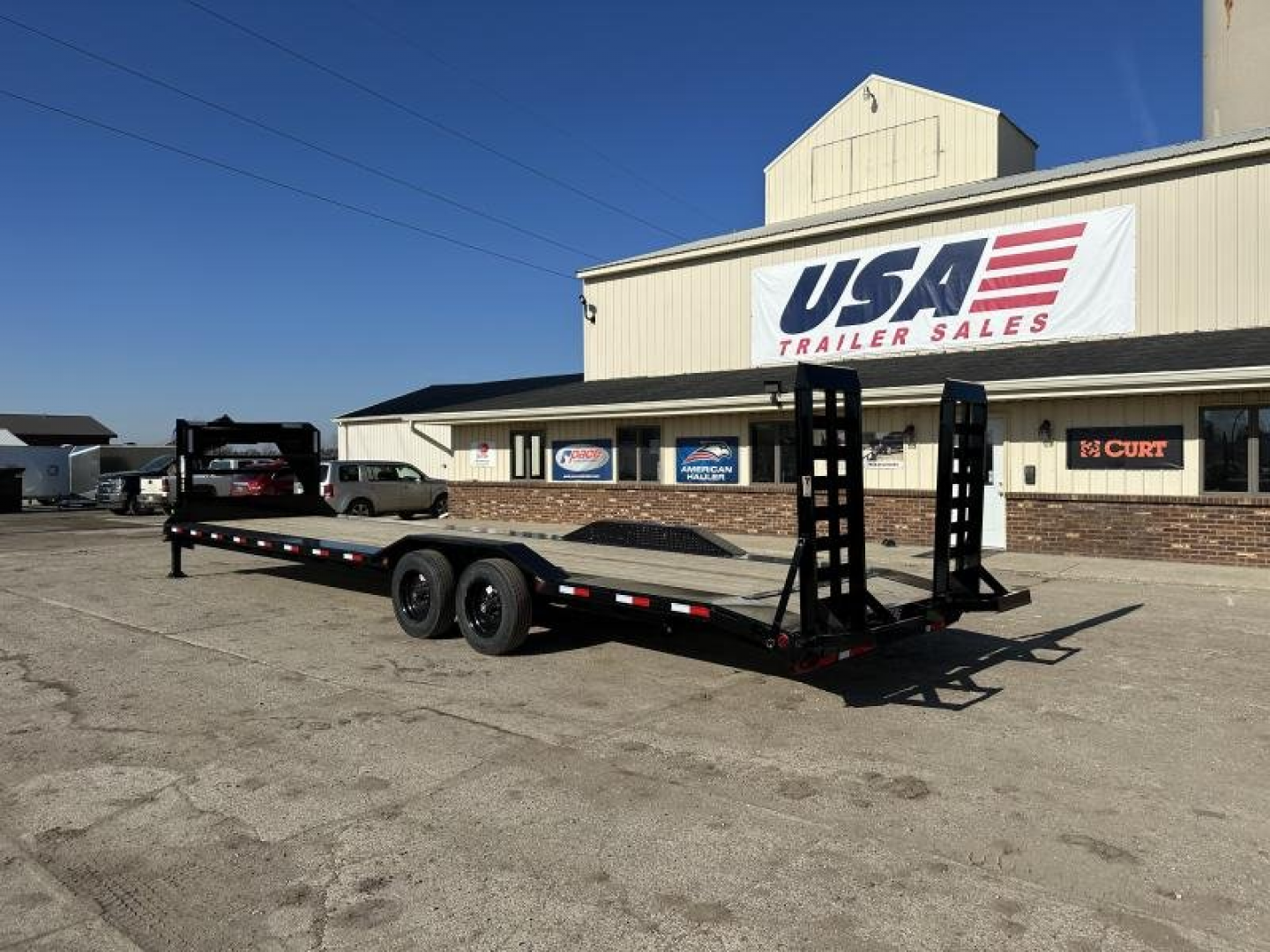 New 2023 Load Trail 102x32 Equipment/Car Hauler 20K Gooseneck Trailer w ...
