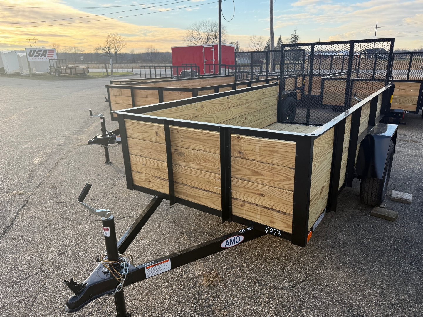 New 2025 AMO AMO Wood Side Landscape Trailer for sale in Monroe, MI