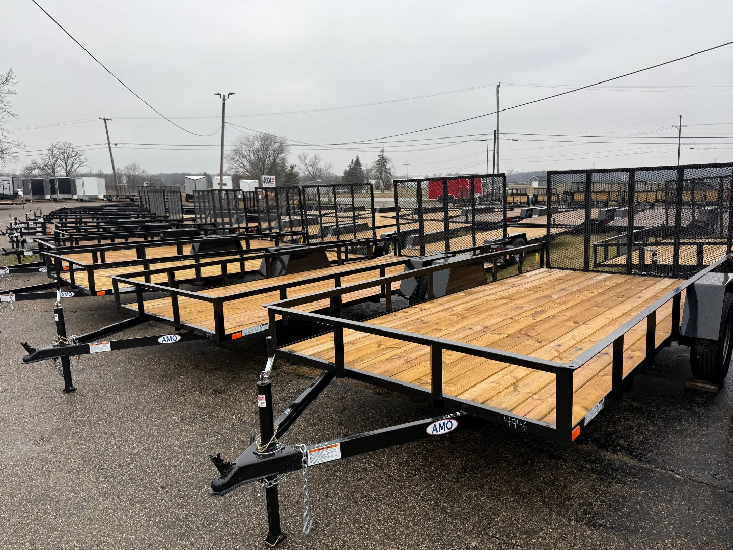 New 2025 AMO 6.4x14 Landscape UTV Trailer Landscape Trailer