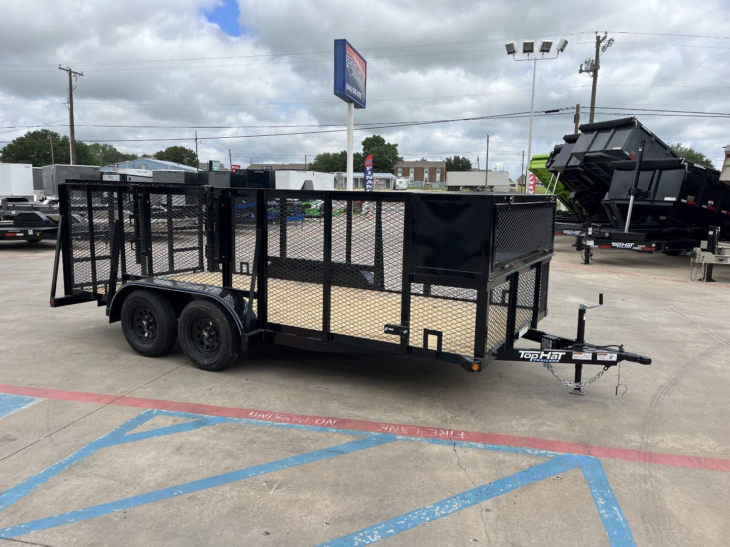 New 2025 TOP HAT LANDSCAPE - 14x83" LS Utility Trailer