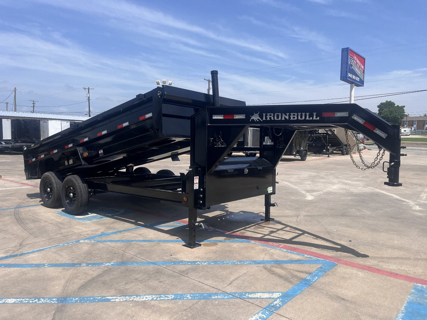 New 2026 IRON BULL DTG 7x16x2 Gooseneck Dump Trailer for sale in ...