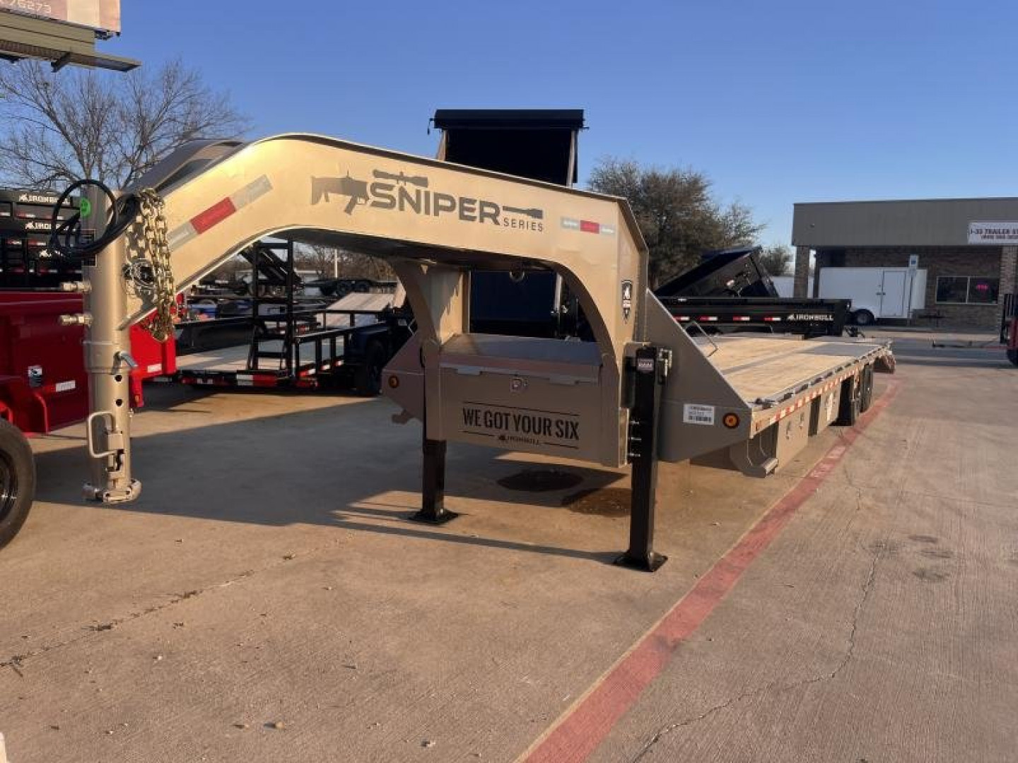 New 2025 Iron Bull 102" x 32' 23.9K Sniper Series Flatbed Trailer