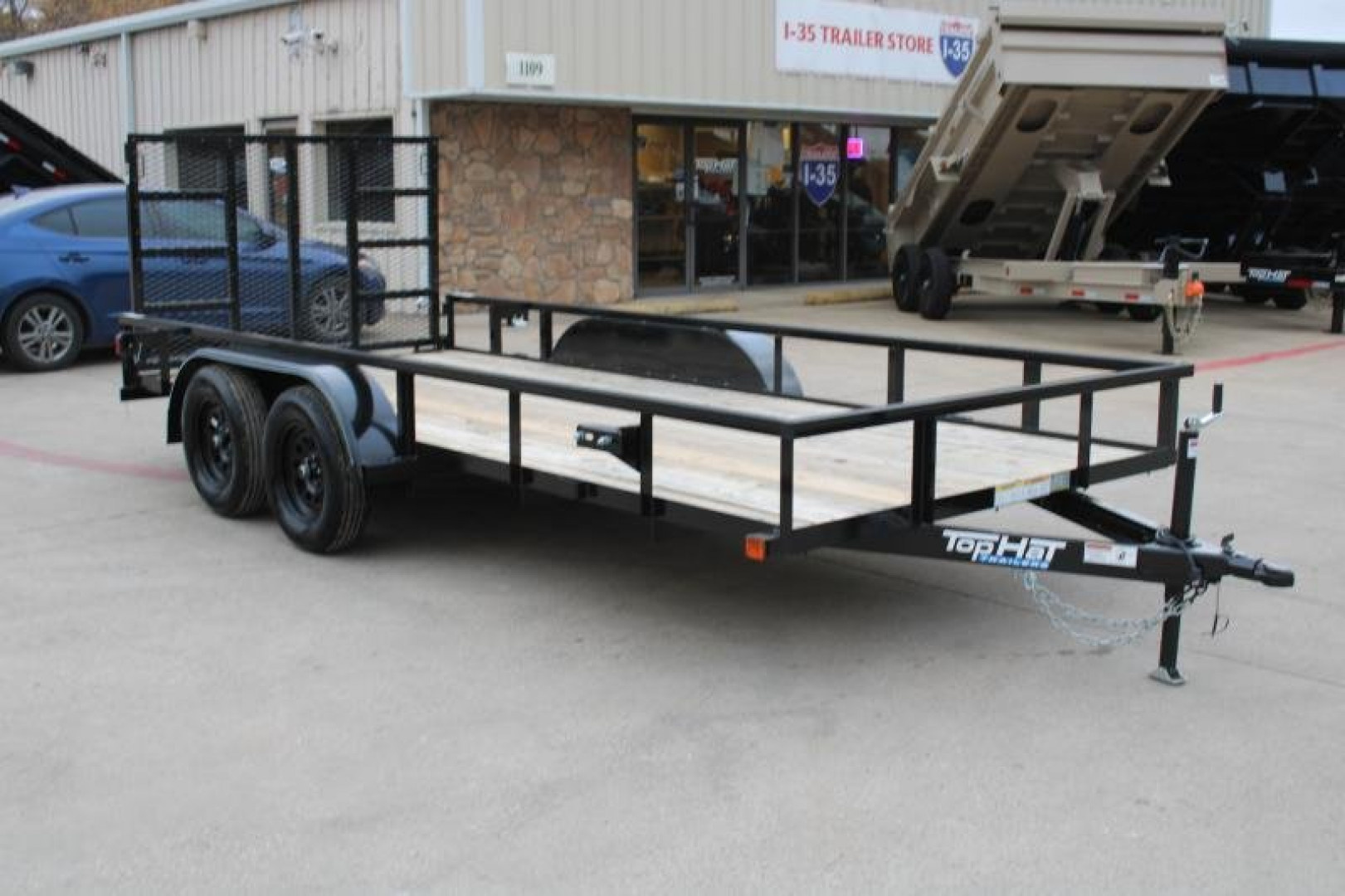 New 2025 Top Hat Trailers 16x77" LDX (No Brakes w Ramp) Landscape ...