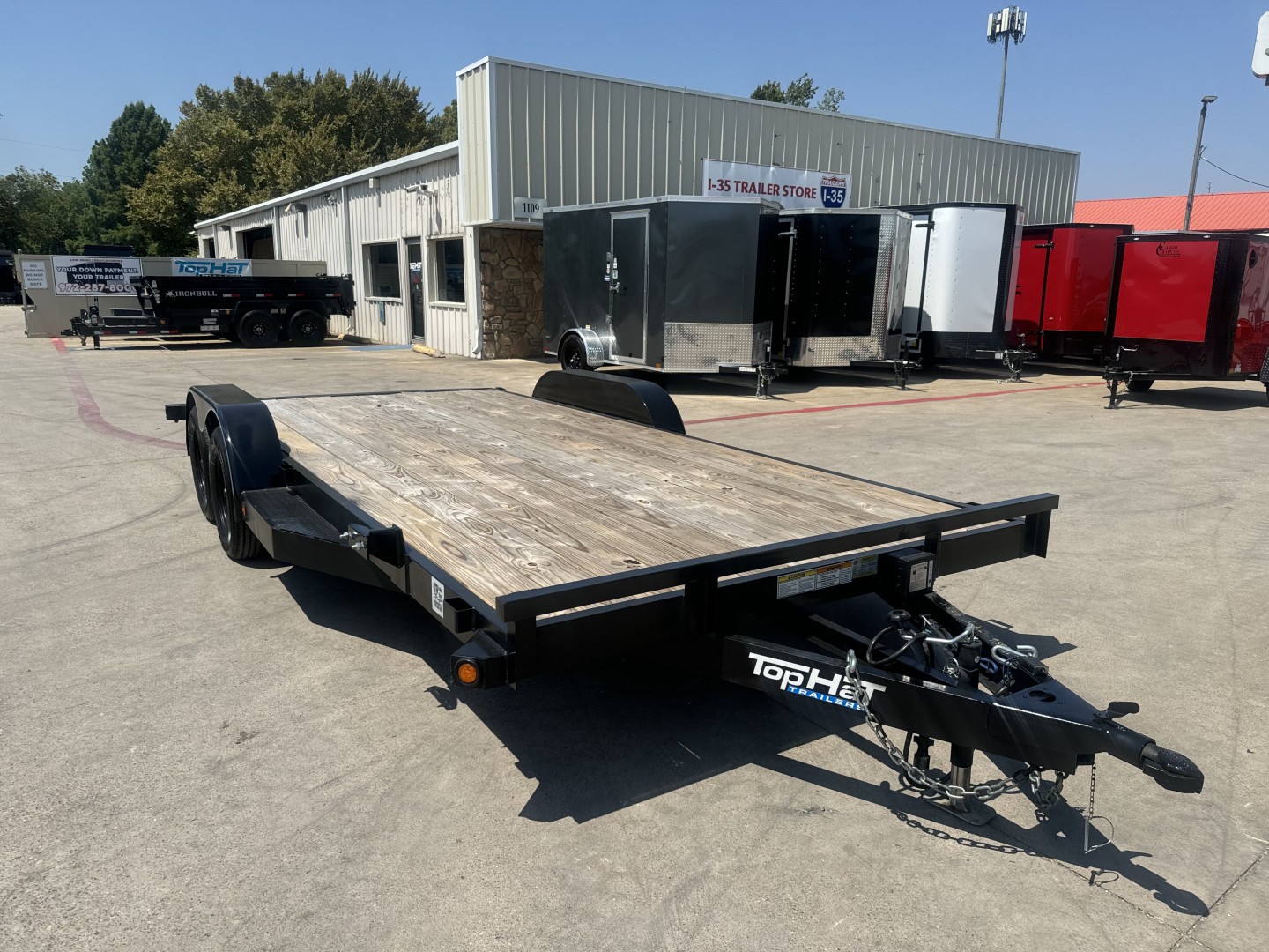 New 2025 Top Hat Trailers 83"X18' DCH Car Hauler