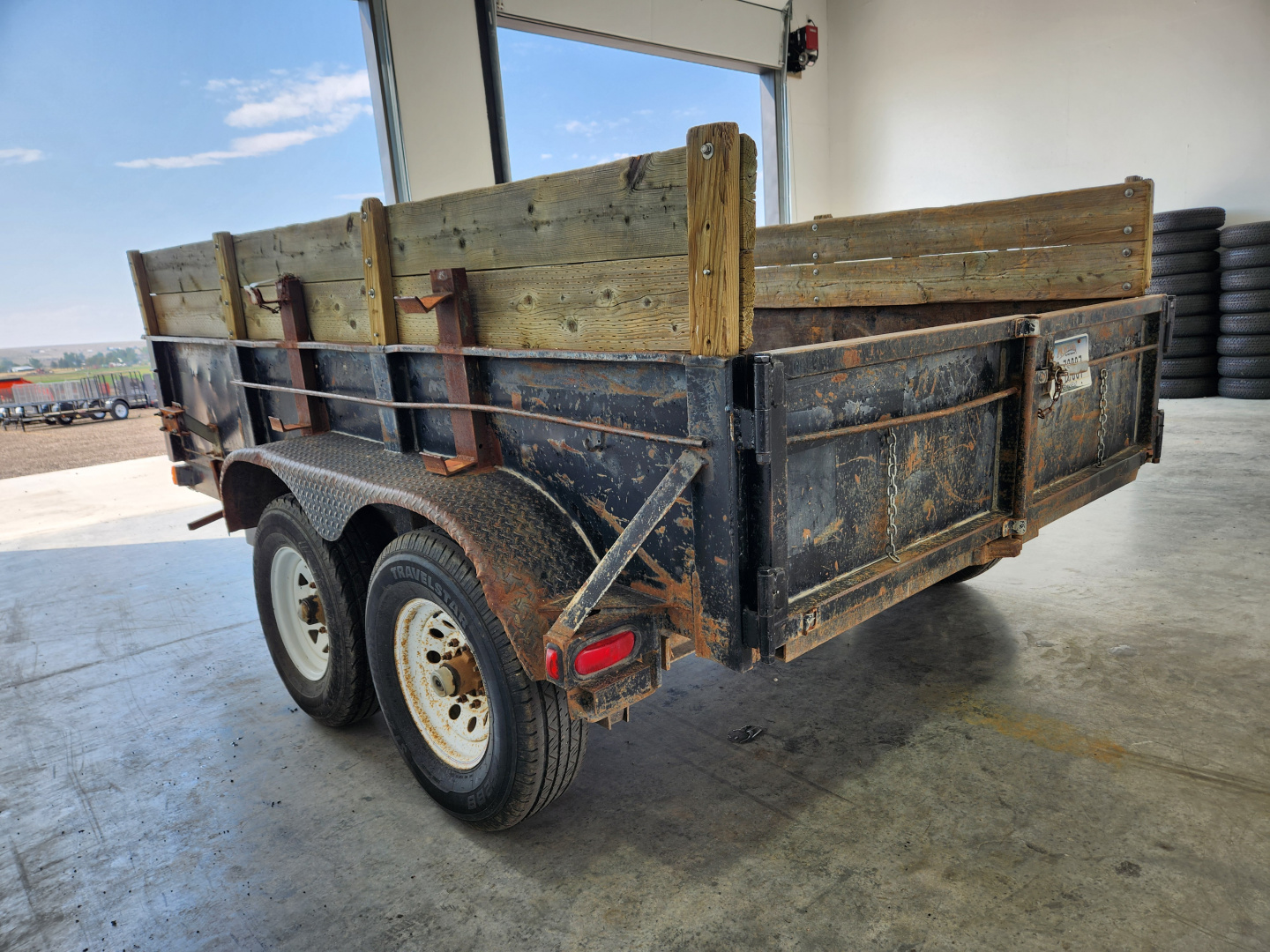 Used 2004 Maxd 12'Dump Trailer