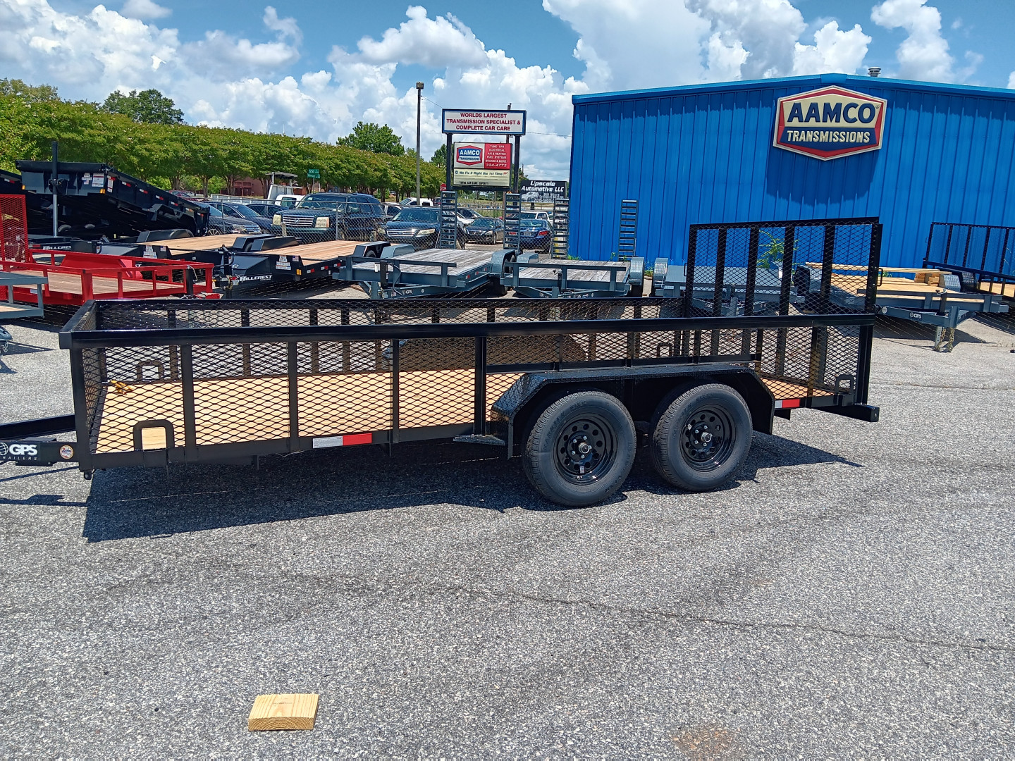 New 2025 GPS TRAILERS GTT 7X16TA 7K UTILITY 2' MESH Utility Trailer