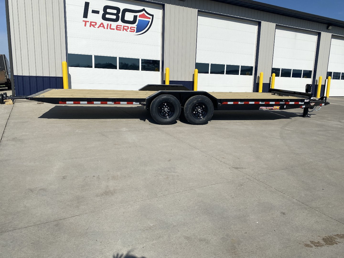 New 2026 H&H Black 82"x24' 14k Electric Tilt Speed Loader Car Hauler ...