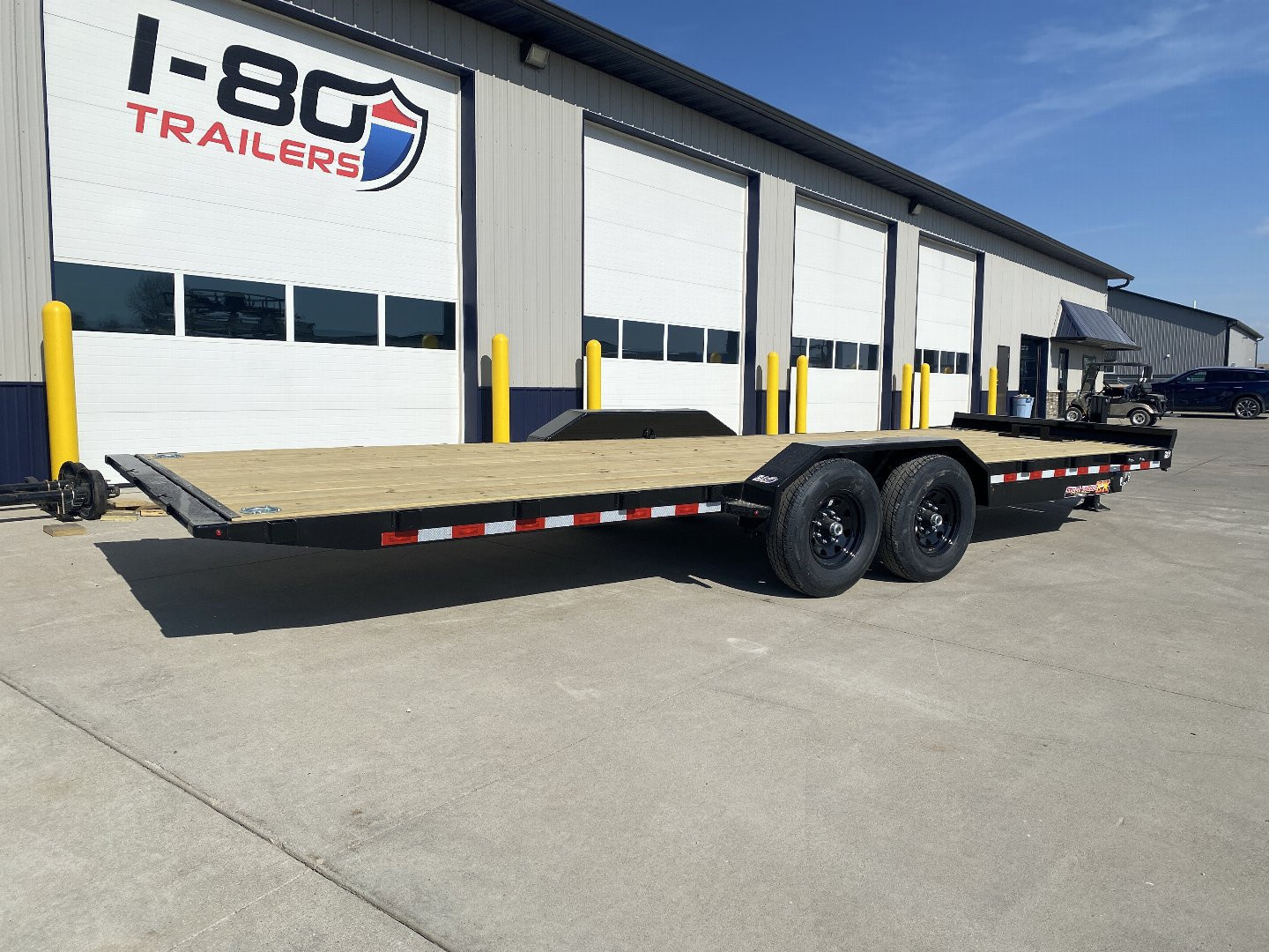 New 2026 H&H Black 82"x24' 14k Electric Tilt Speed Loader Car Hauler ...