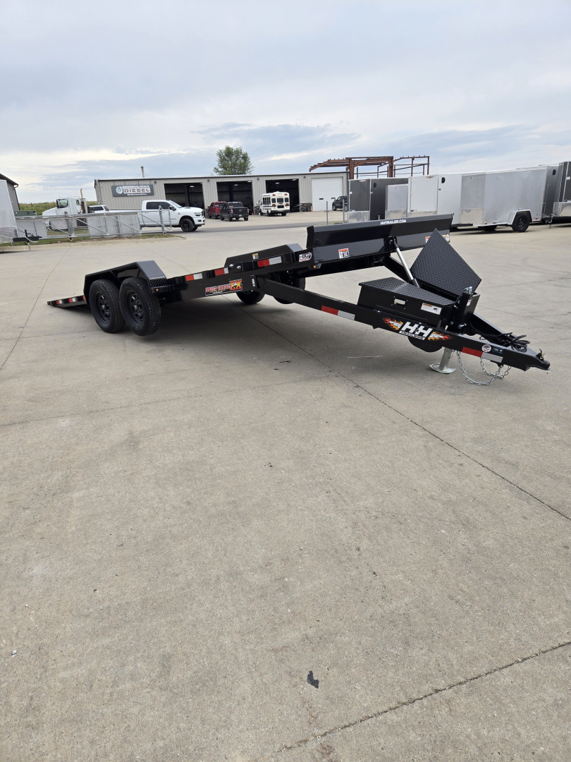 New 2026 H&H Black 82"x24' 10k Electric Tilt Speed Loader Car Hauler ...