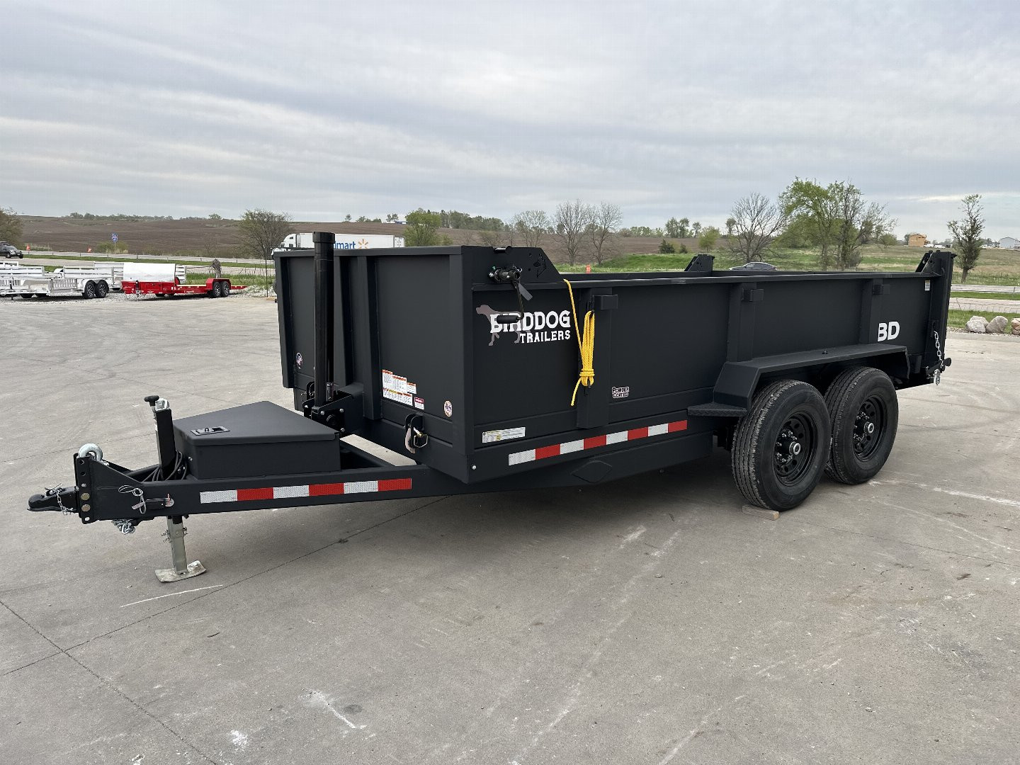 New 2025 Bird Dog 14ft 14k Telescopic Dump Trailer