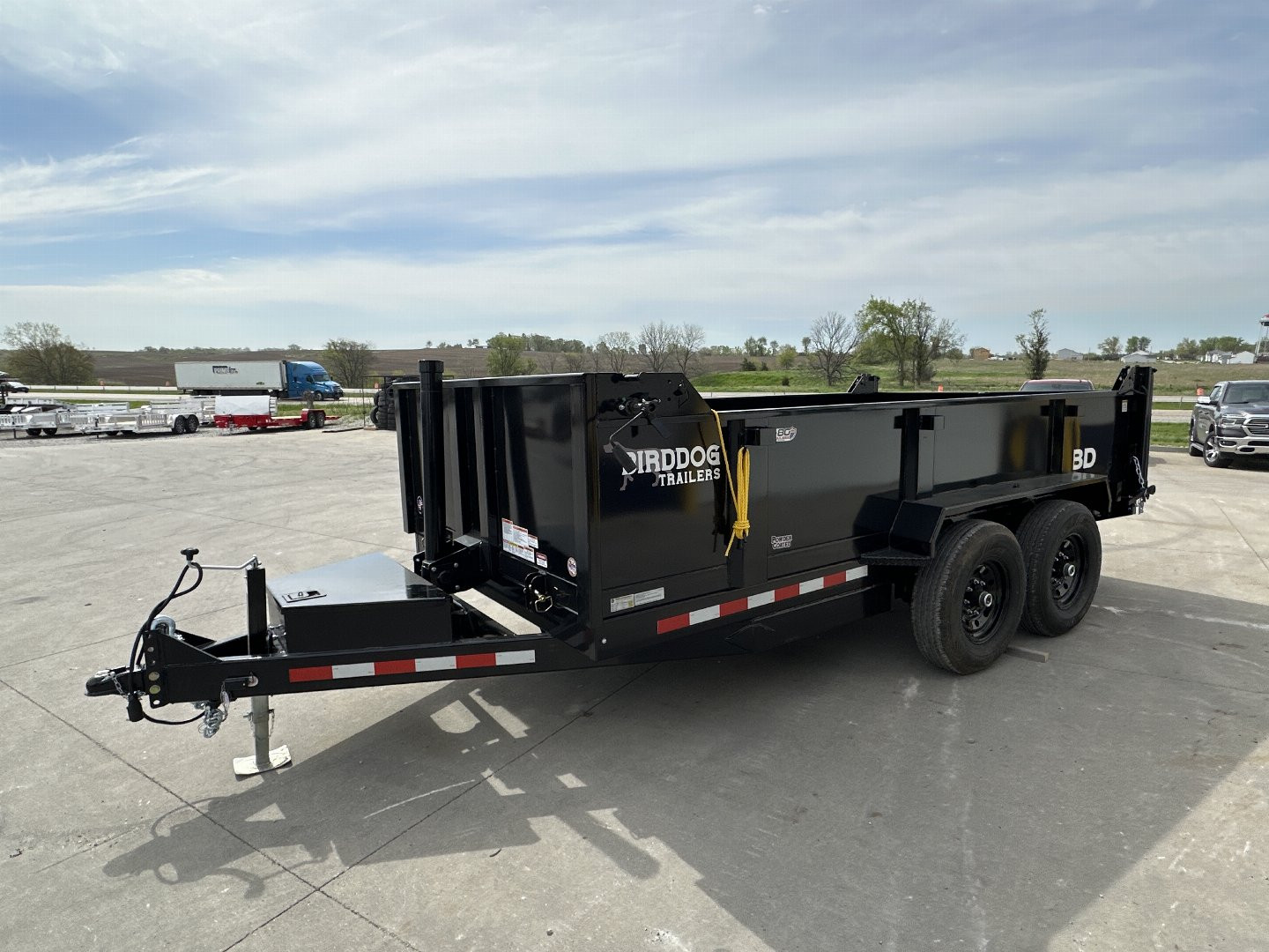 New 2025 Bird Dog 14ft 14k Telescopic Dump Trailer for sale in De Soto, IA