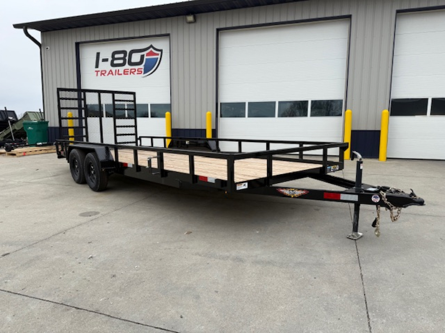 New 2025 H&H Black 82"x20' 7k Rail Side Utility Trailer for sale in De ...