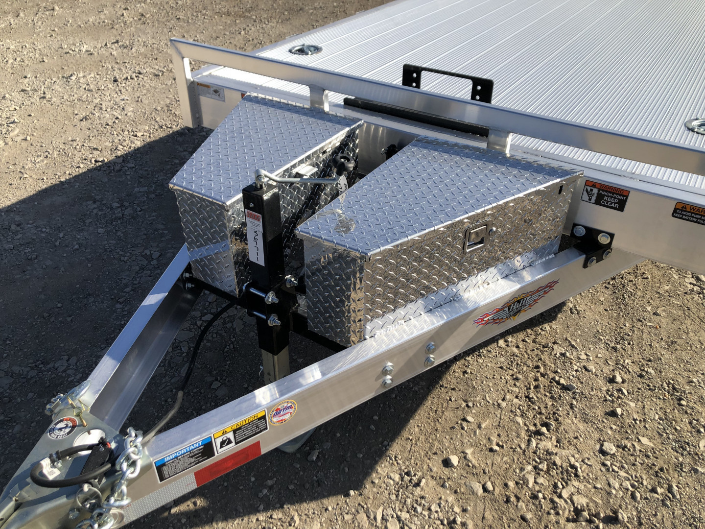 New 2025 H&H Aluminum 82"x20' 10k Electric Tilt Speed Loader Car Hauler ...