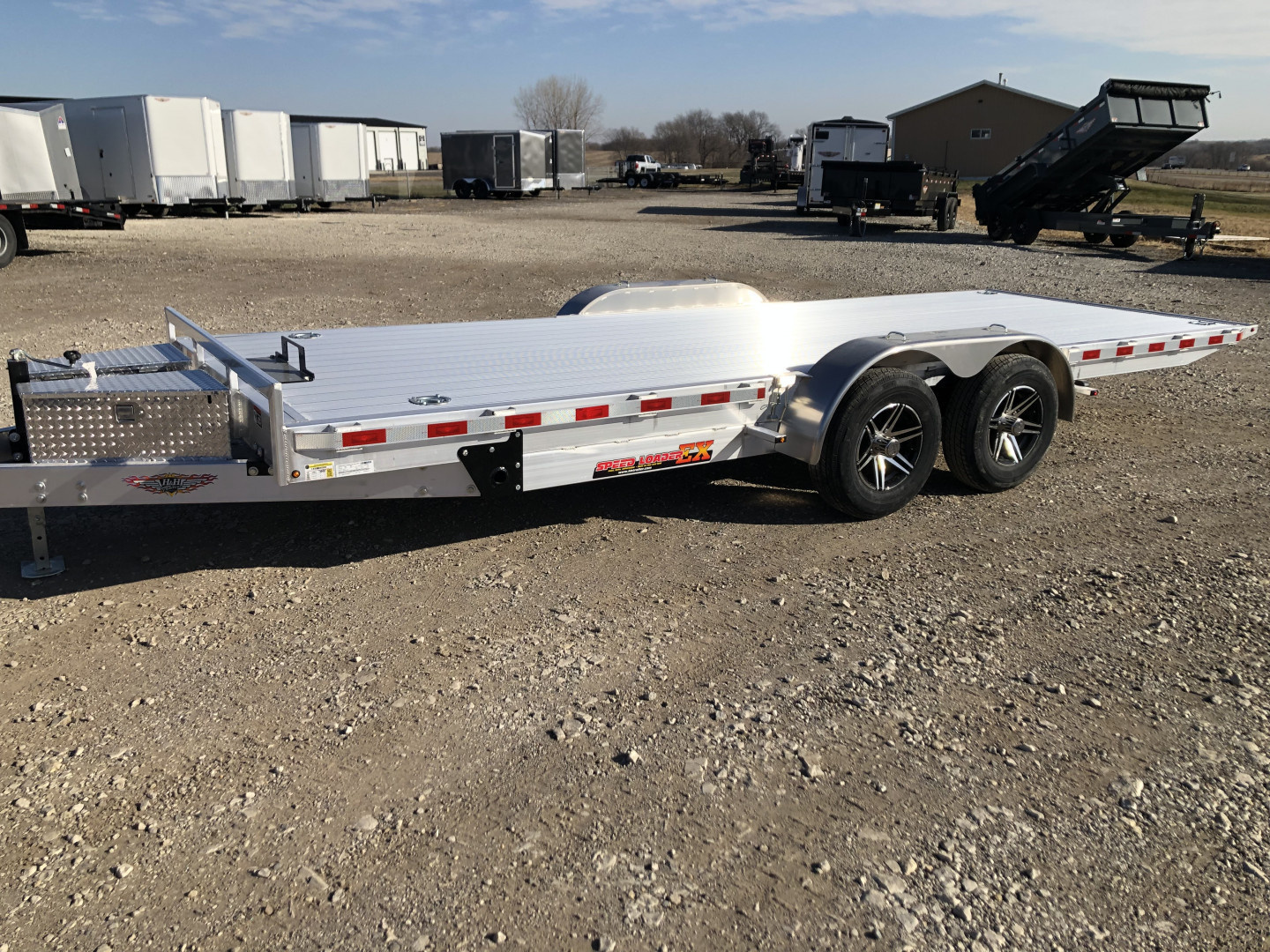 New 2025 H&H Aluminum 82"x20' 10k Electric Tilt Speed Loader Car Hauler ...