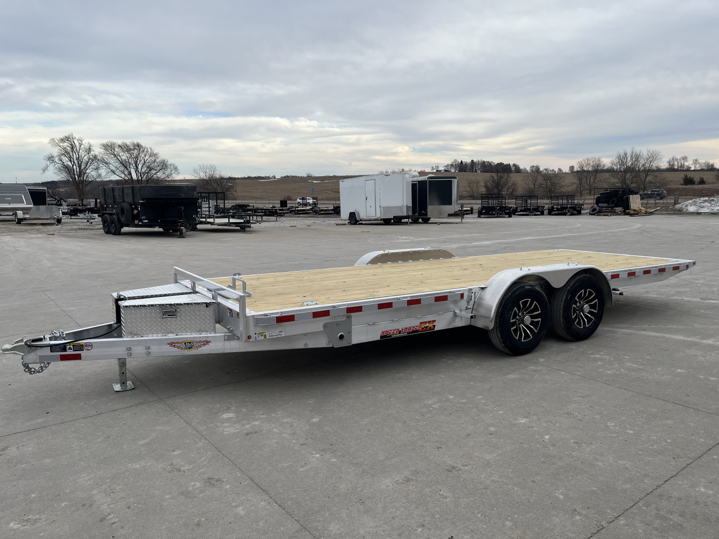 New 2025 H&H Aluminum 82"x20' 10k Electric Tilt Speed Loader Car Hauler ...