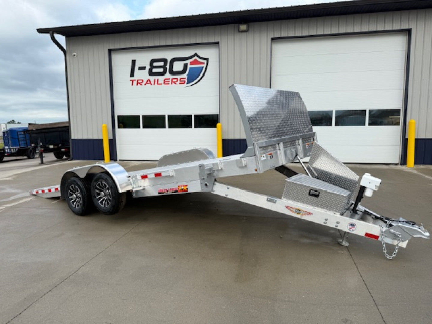 New 2025 Aluminum H&H Trailers 82"x20' 10k Electric Tilt Speed Loader ...
