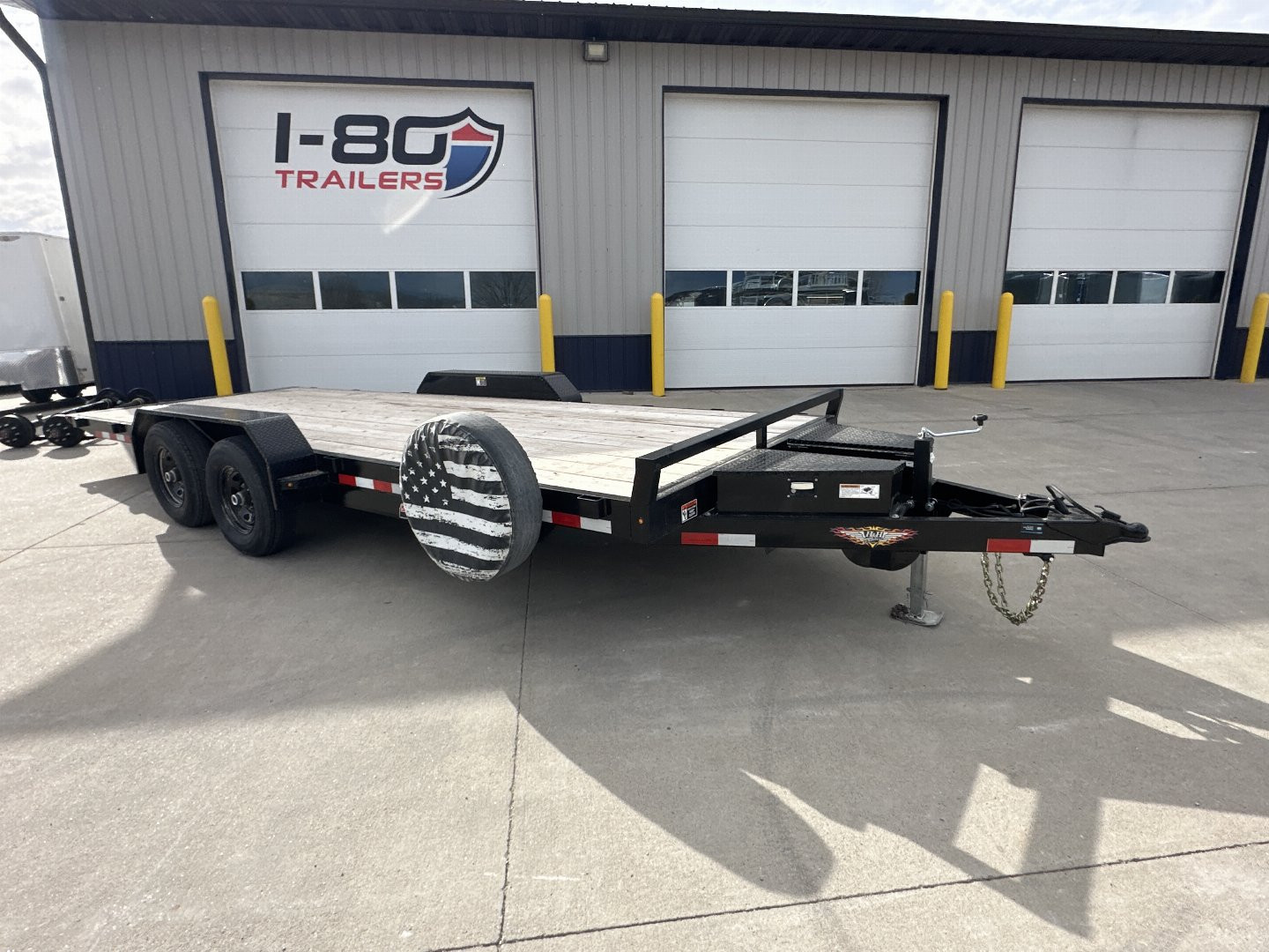 Used 2024 H&H Trailers 82X20 EX 10k Speed Loader Electric Tilt Car Hauler