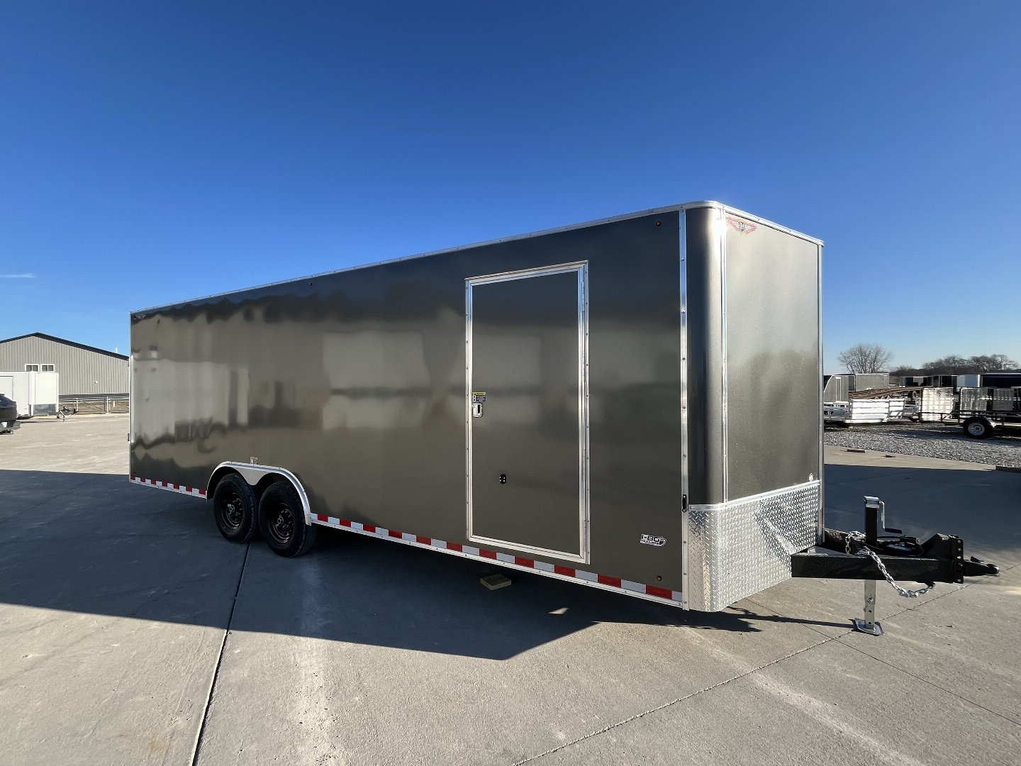 New 2025 H&H Trailers 8.5'x24' 14k Flat Top V-Nose Enclosed Cargo Car ...