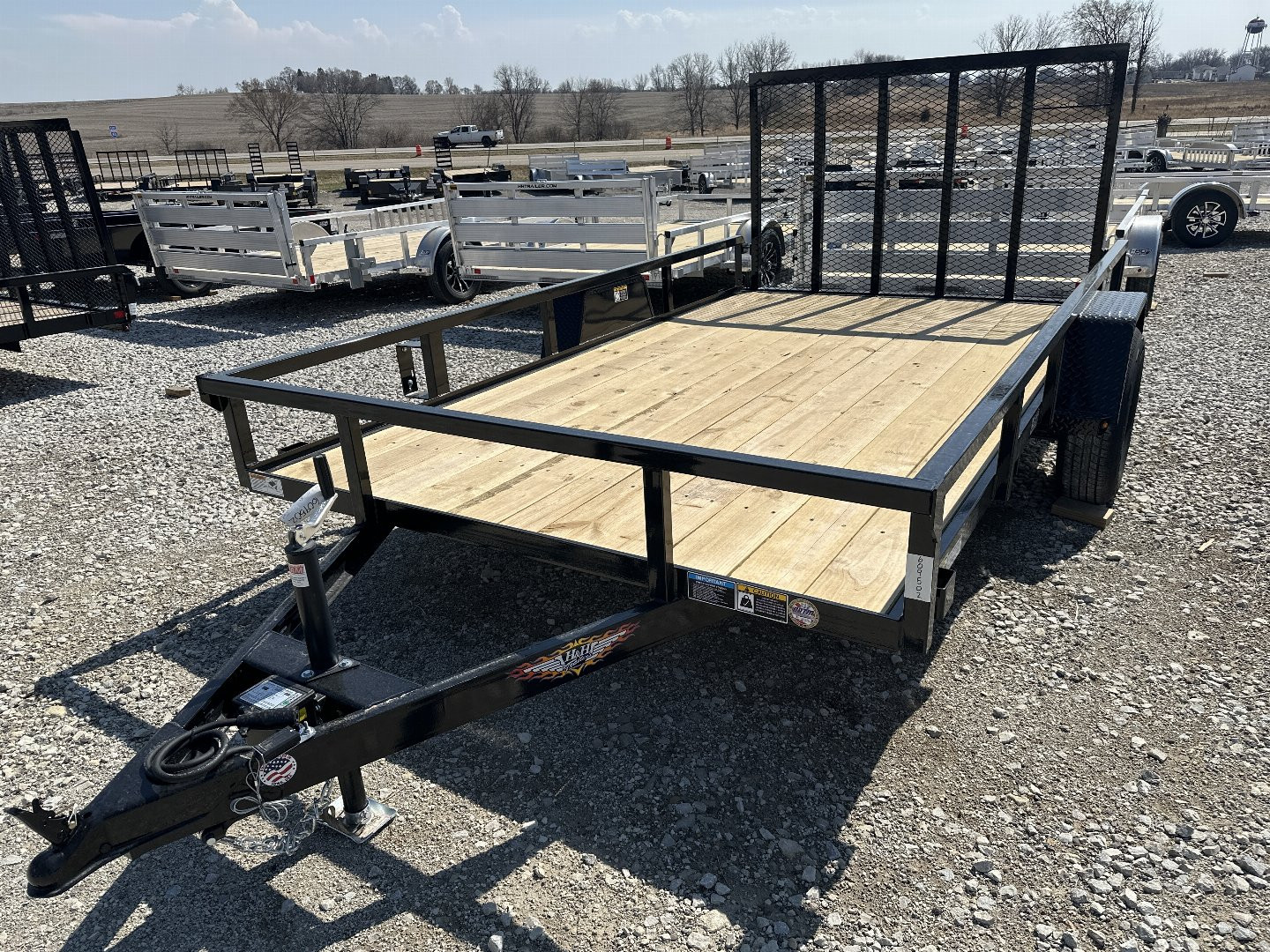 New 2025 H&H Trailers 82"x12' 5k Rail Side Utility Trailer for sale in ...