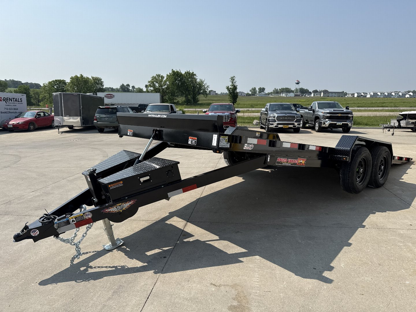 New 2025 H&H Trailers 82"x20' 10k Electric Tilt Speed Loader Car Hauler ...