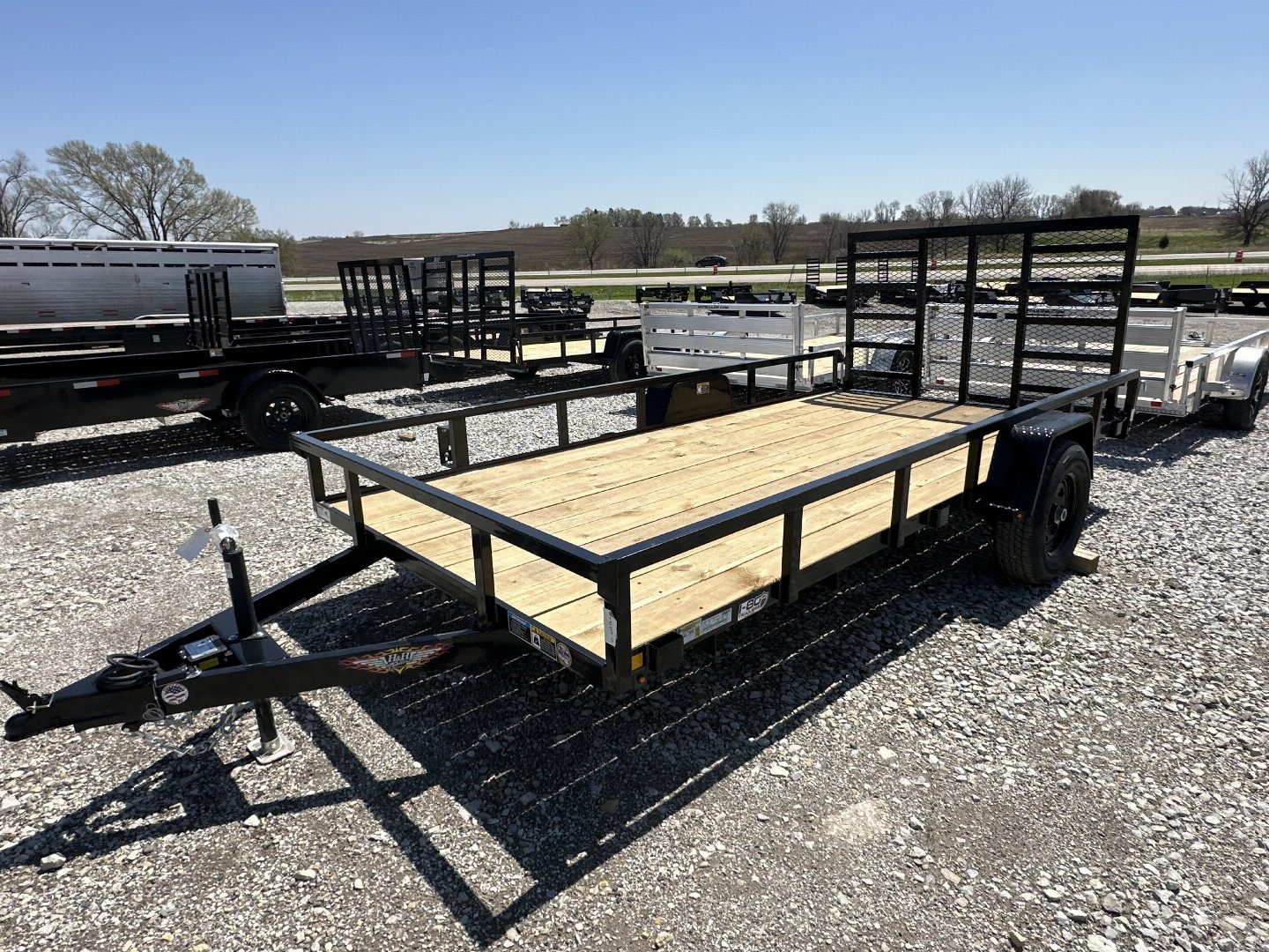 New 2025 H&H Trailers 82"x14' 5k Rail Side Utility Trailer for sale in ...