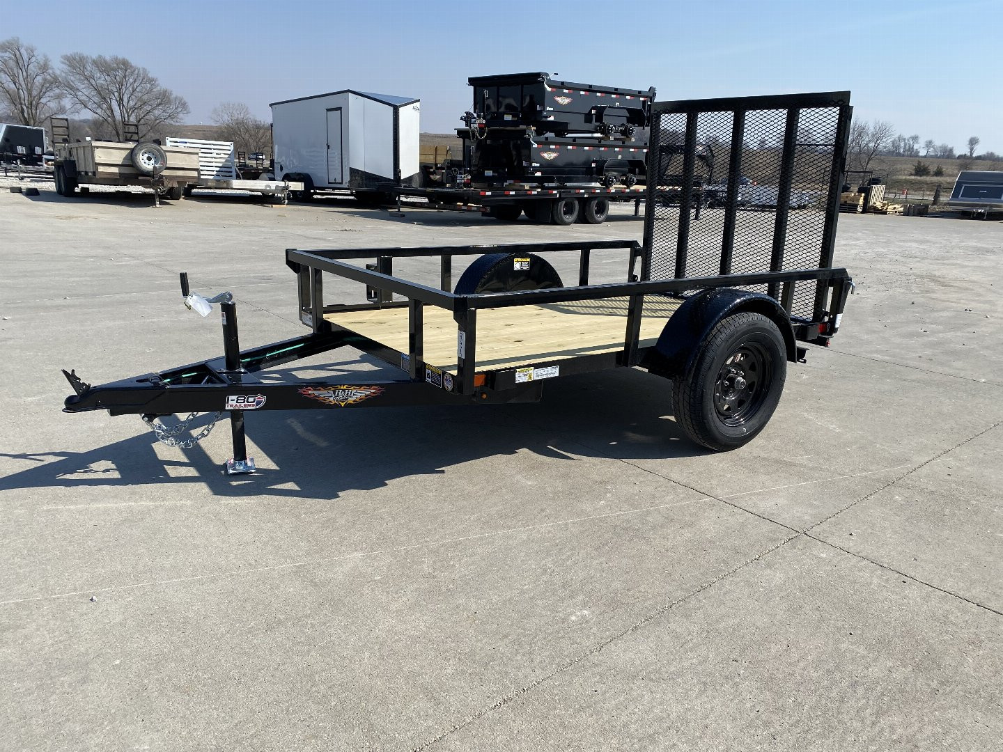 New 2025 H&H Trailers 60"x8' 3k Rail Side Utility Trailer for sale in ...