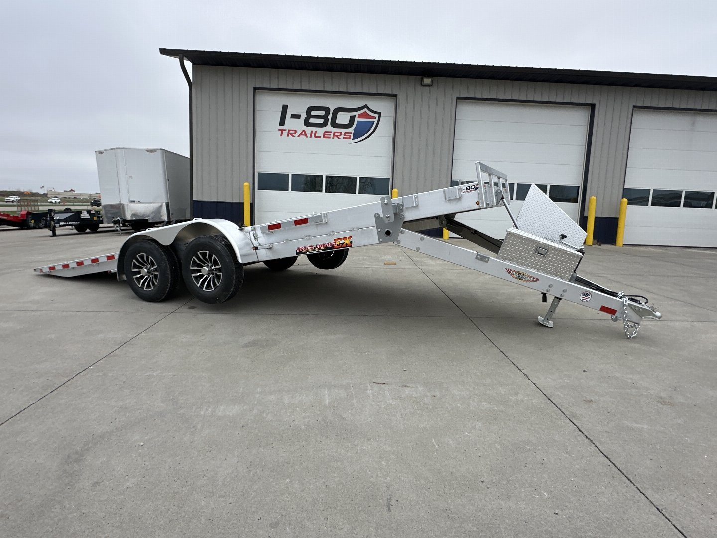 New 2025 Aluminum H&H Trailers 82"x20' 10k Electric Tilt Speed Loader ...