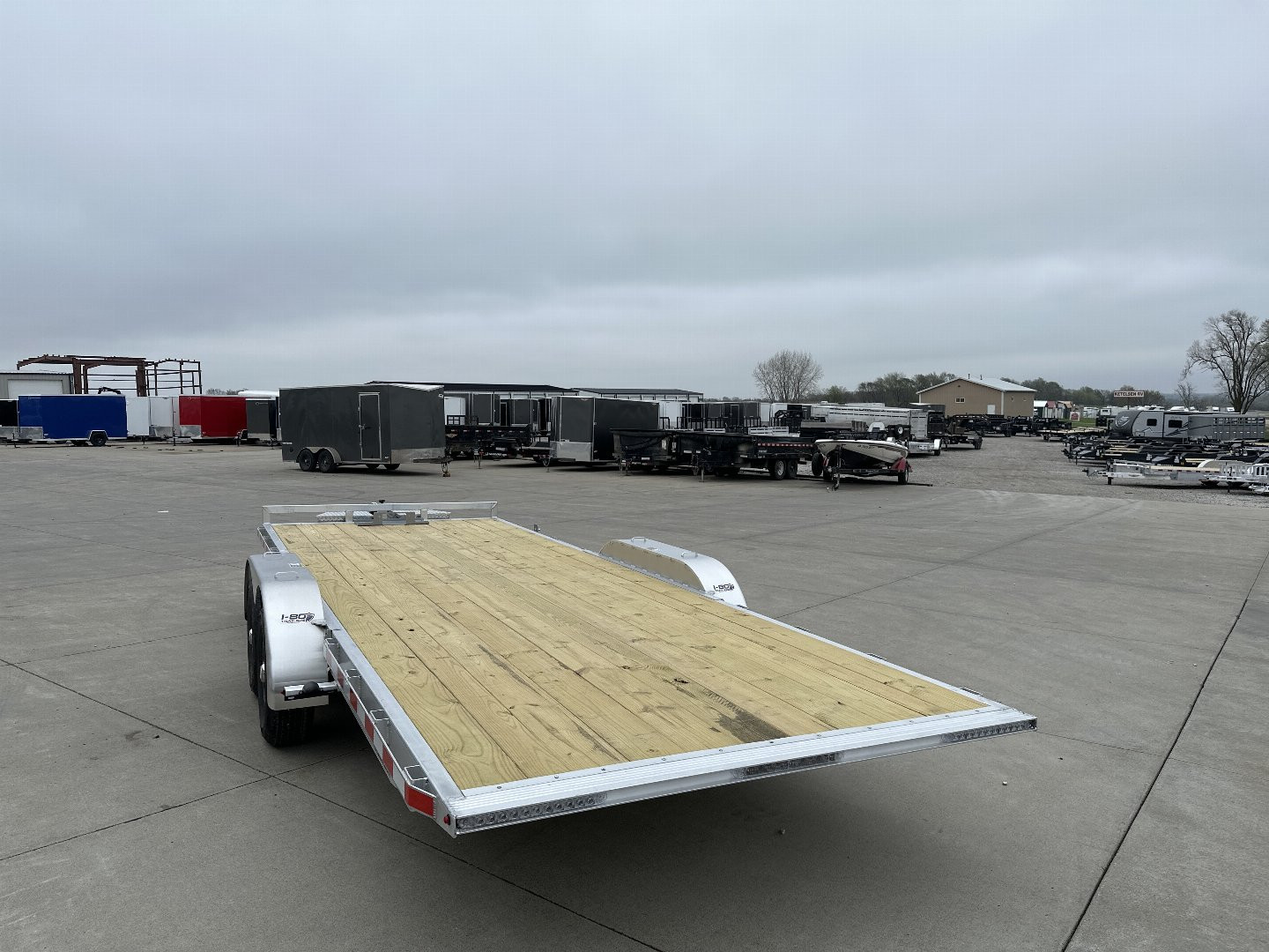 New 2025 Aluminum H&H Trailers 82"x20' 10k Electric Tilt Speed Loader ...