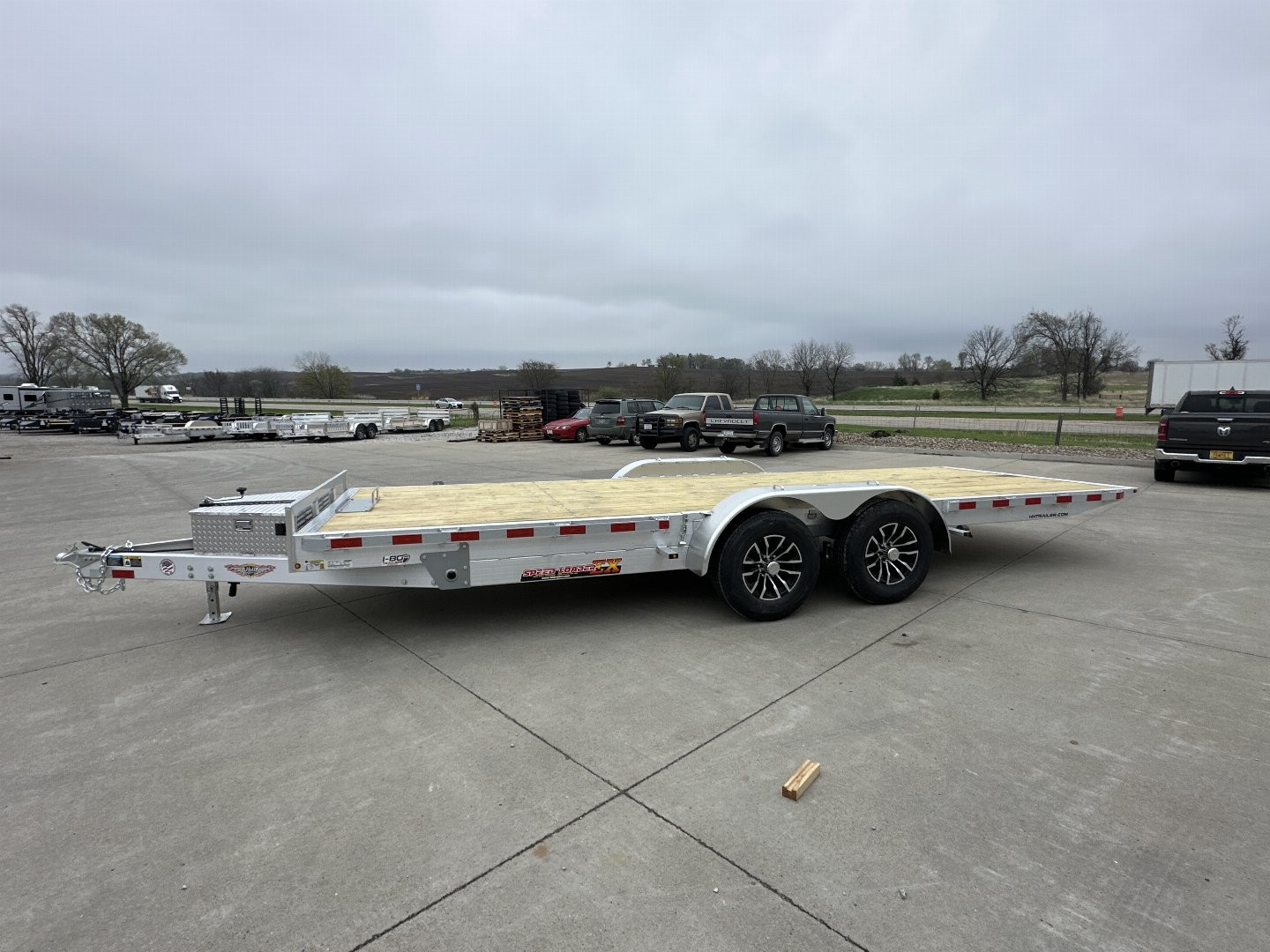 New 2025 Aluminum H&H Trailers 82"x20' 10k Electric Tilt Speed Loader ...