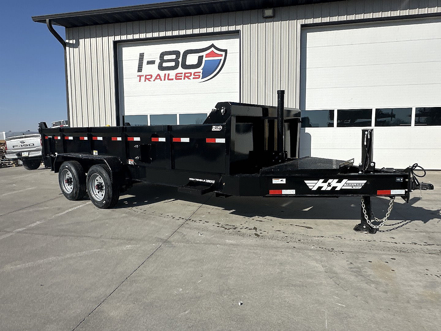 New 2025 H&H Trailers 83"x16' 22k Topline Telescopic I-Beam Dump Trailer