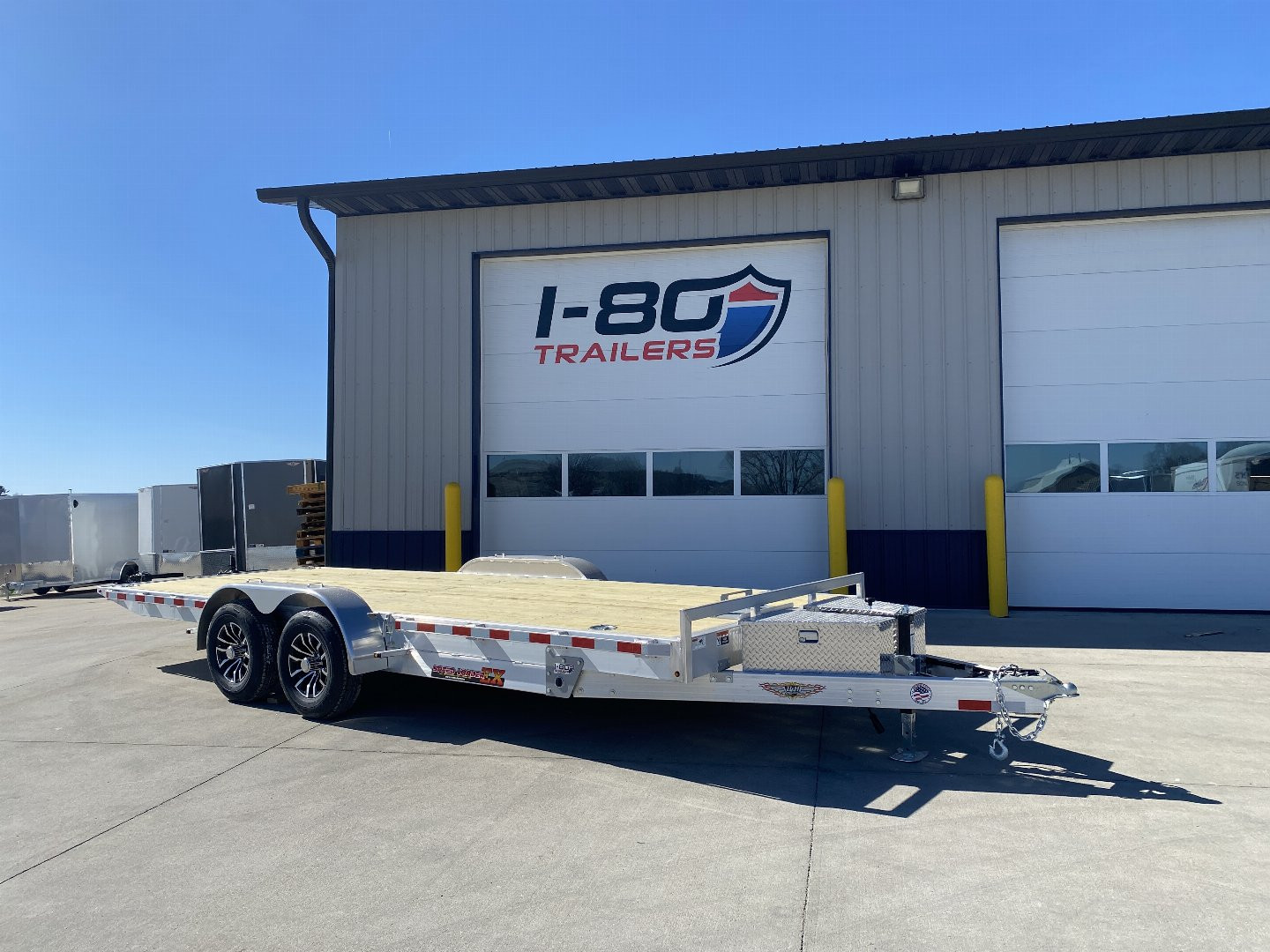 New 2025 Aluminum H&H Trailers 82"x20' 10k Electric Tilt Speed Loader ...