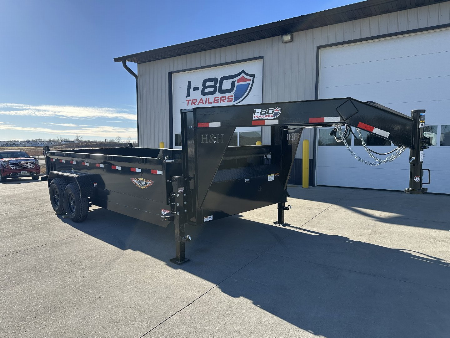 New 2025 H&H Trailers 83"x16' 14k Industrial Gooseneck Dump Trailer for ...