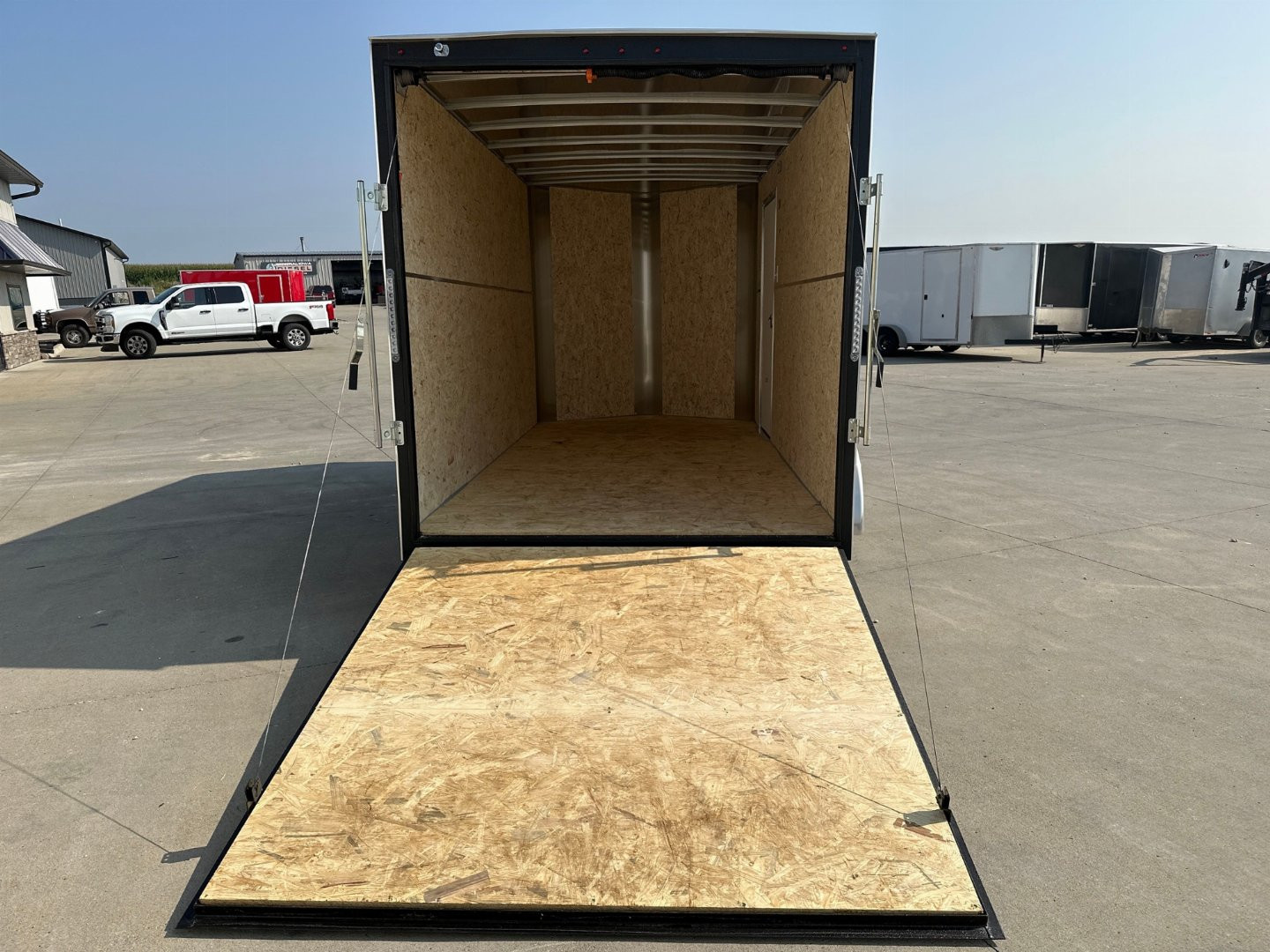 New 2025 H&H Trailers 7'x14' 7k Flat Top V-Nose Enclosed Cargo Trailer