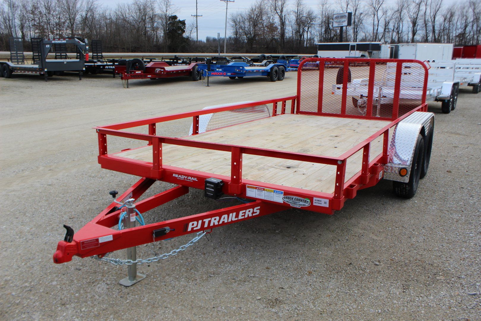 New 2025 PJ Trailer 83" x 14' UL Utility Trailer