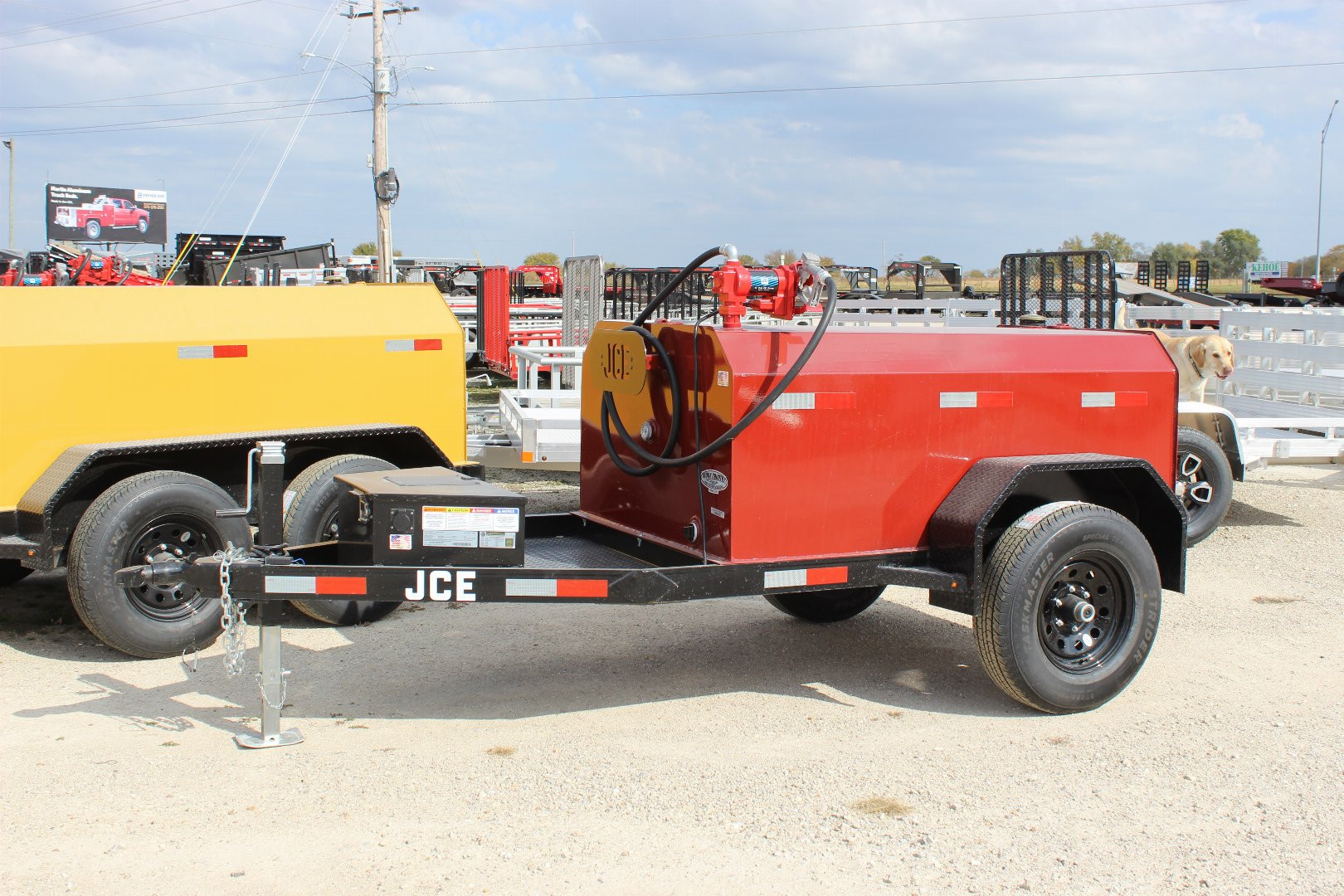 New 2025 JCE 350 Gal Fuel Trailer