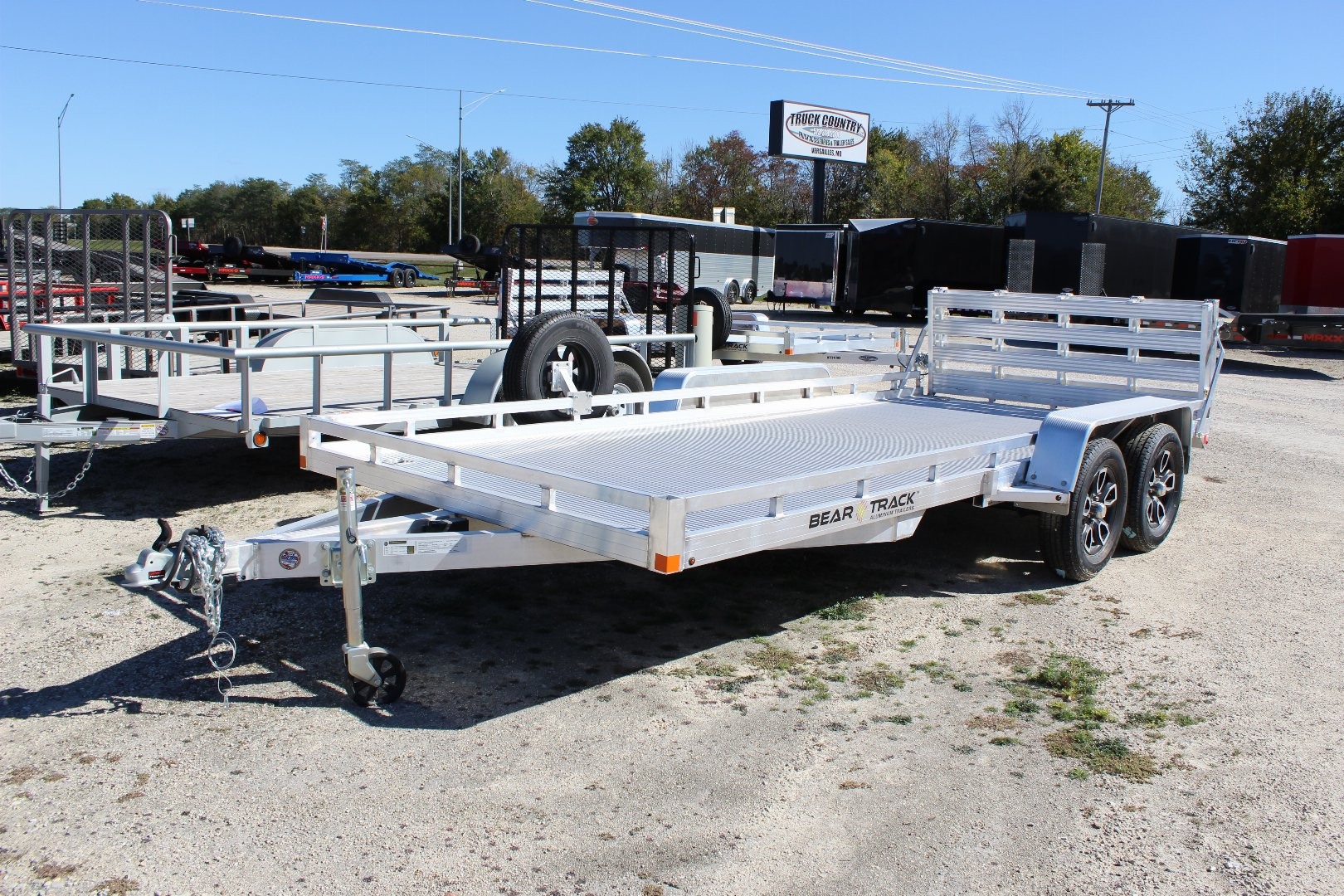 New 2025 Bear Track 16' Aluminum Utility Trailer