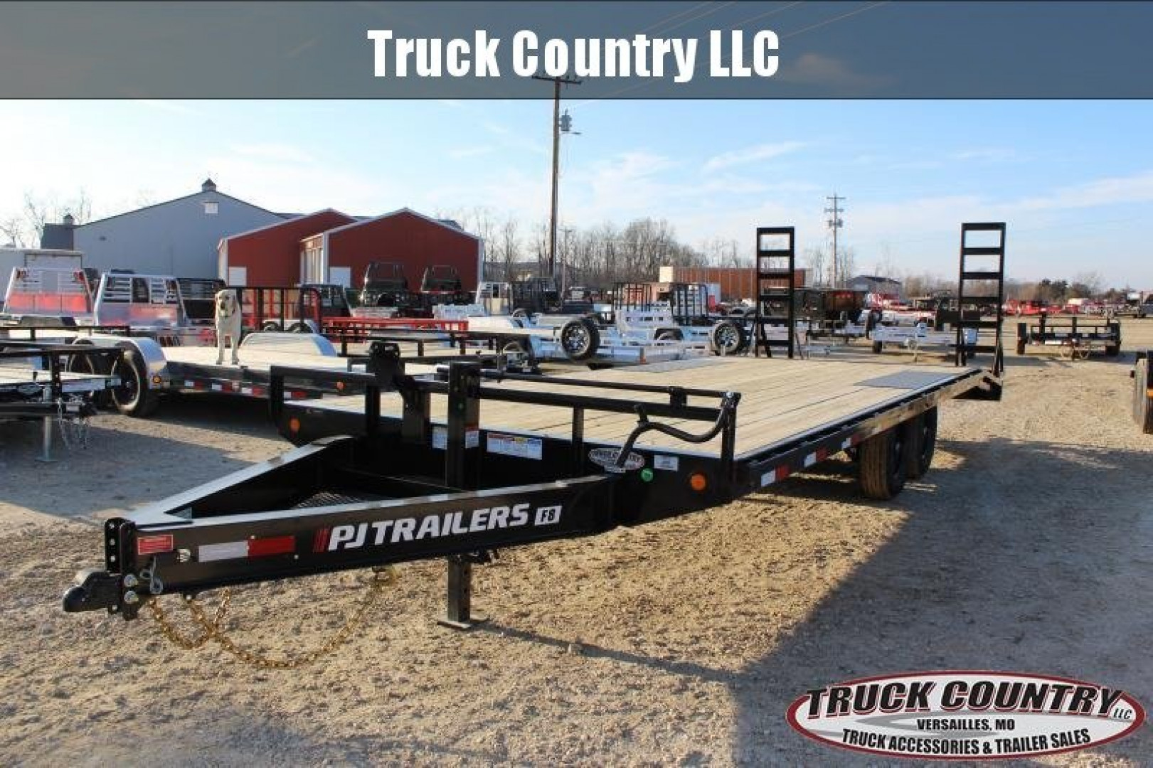New 2023 PJ Trailers 102" x 22' F8 Deckover Trailer