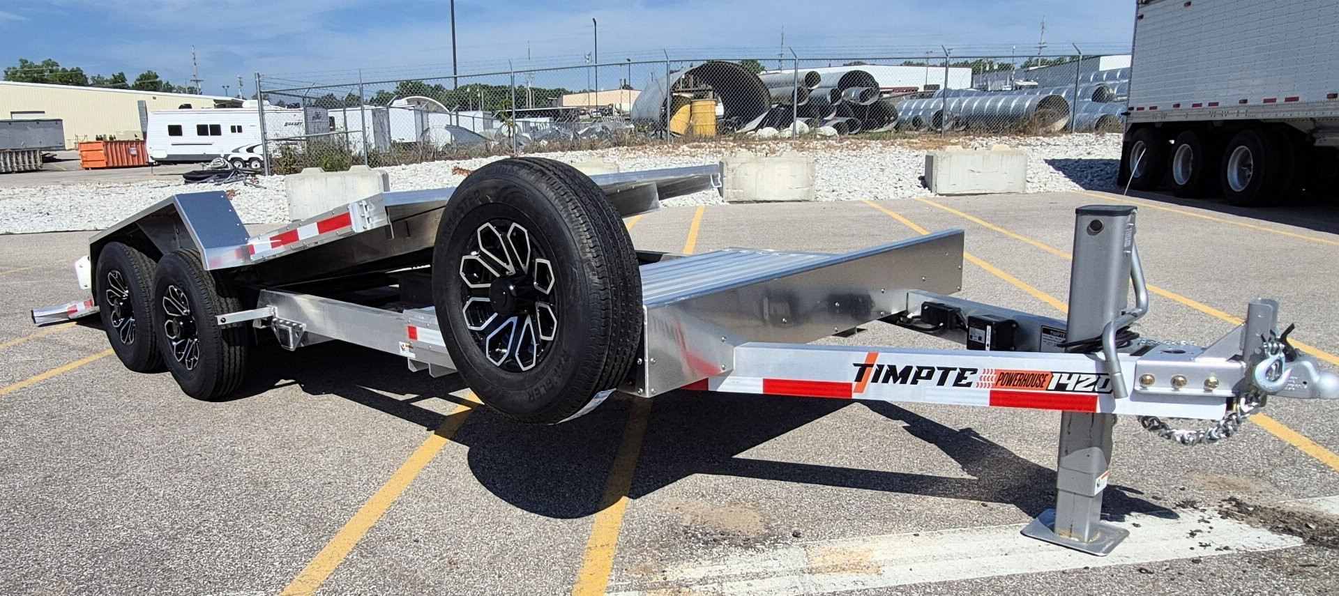 New Timpte 1420 Aluminum Tilt 14,000lb (GVWR) Equipment Trailer for ...