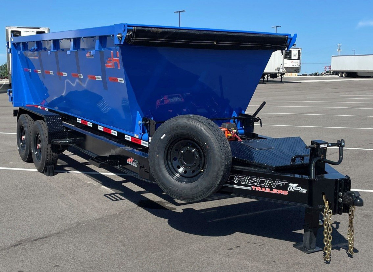 New Horizon Trailers RDZ 16' Bumper Pull Roll Off Dump Trailer-- 17K ...