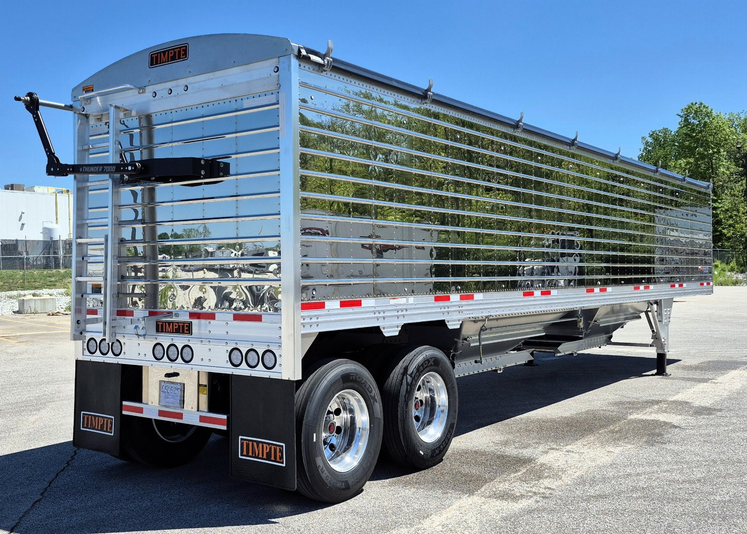 New 40 X 96 X 78 Stainless Steel Hopper Trailer
