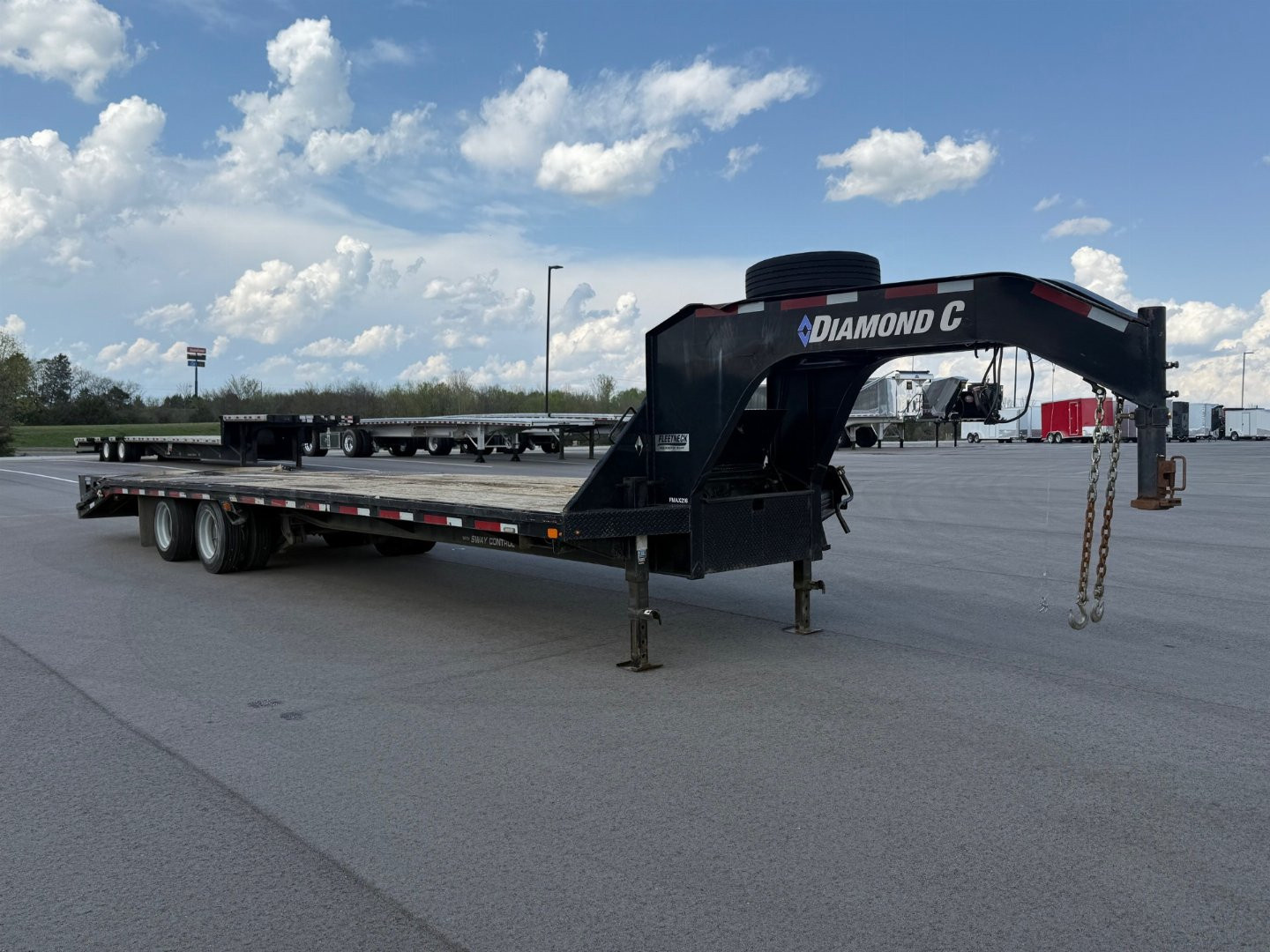 Used 2021 Diamond C 27'+5 Fmax 216 Gooseneck Trailer W/ Max Ramps ...