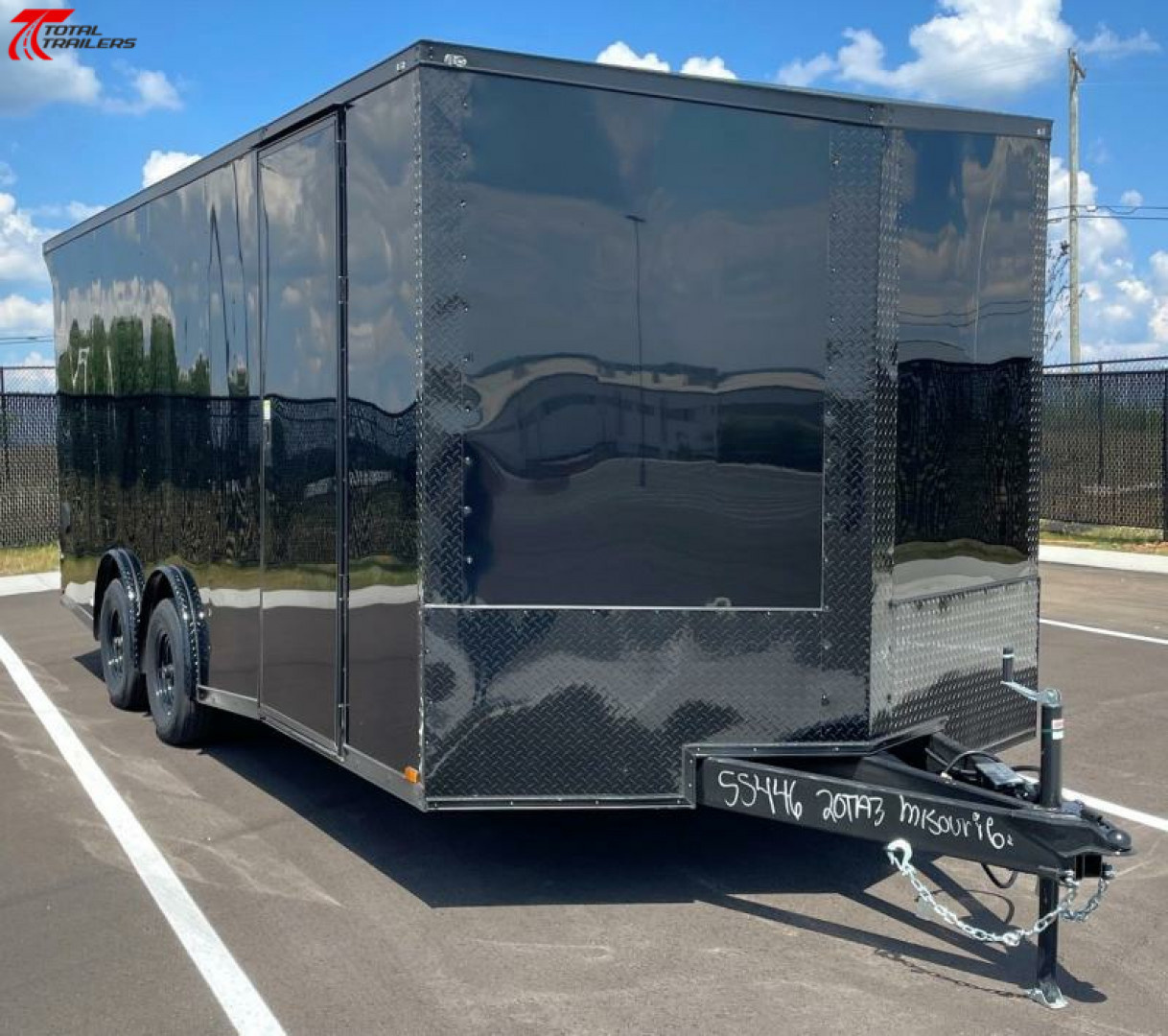 New 8.5 x 20' Enclosed Blackout Car / Racing Trailer 9,990LB, 7' High ...