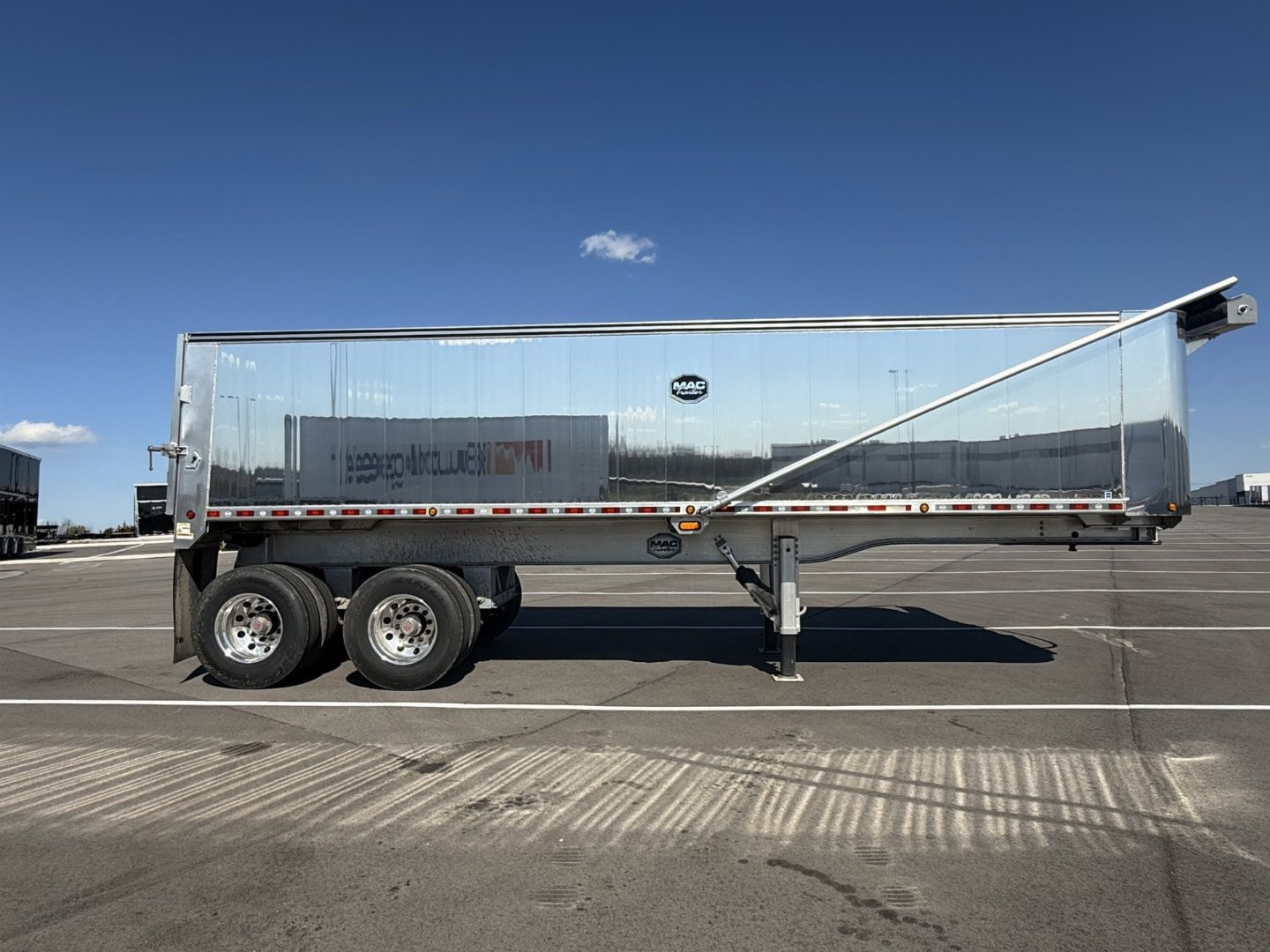 New MAC ALUMINUM MVP SS FRAMED END DUMP 28' x 96"x 60" Sides: Polished ...